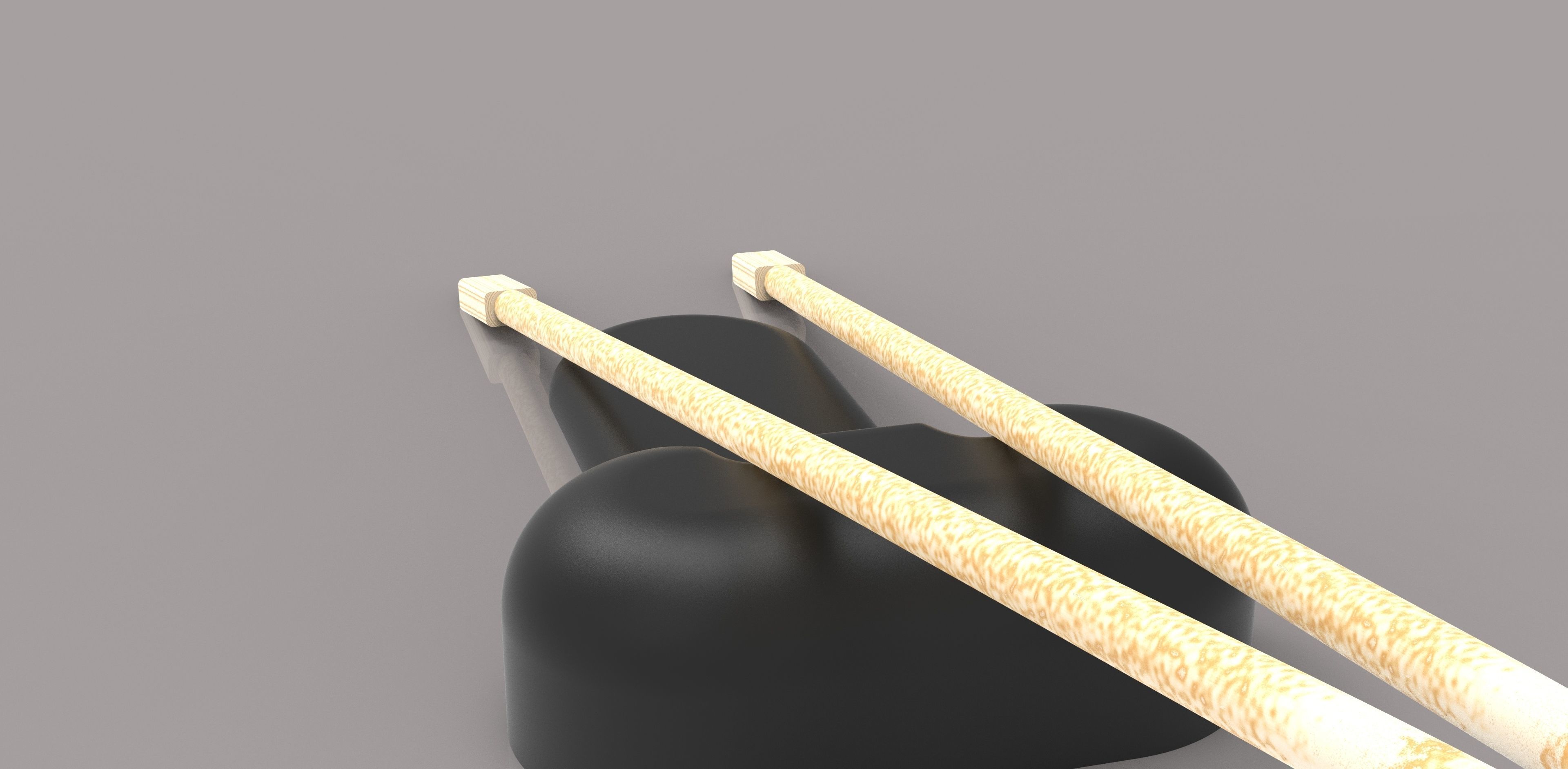 chopstick stand 3D model 3D printable | CGTrader