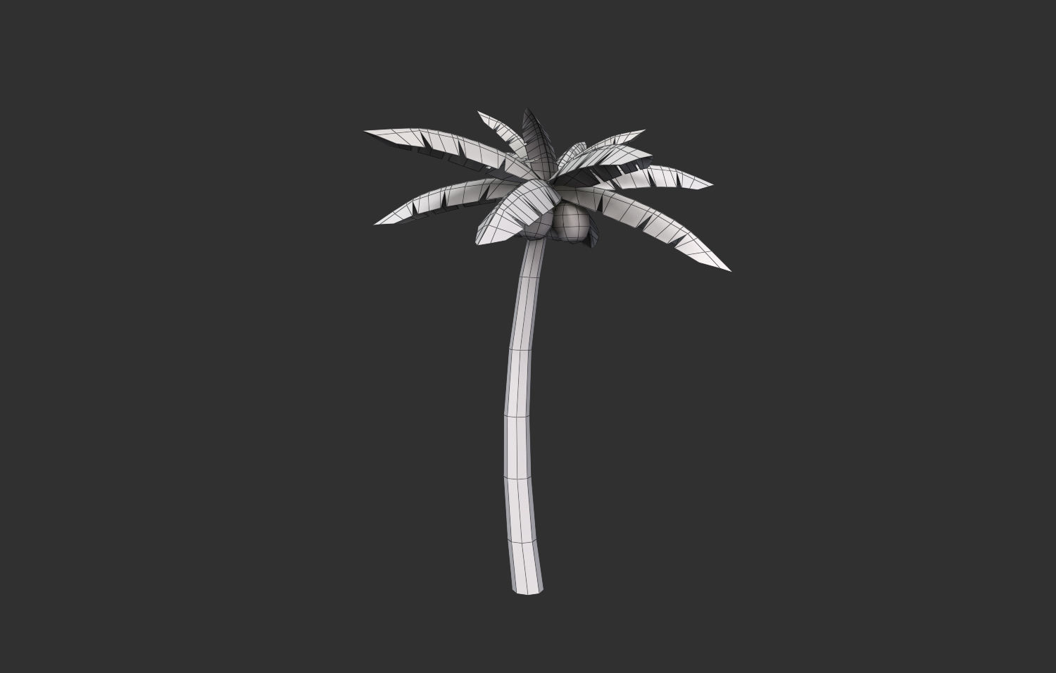 3D model Coconut Tree VR / AR / low-poly | CGTrader
