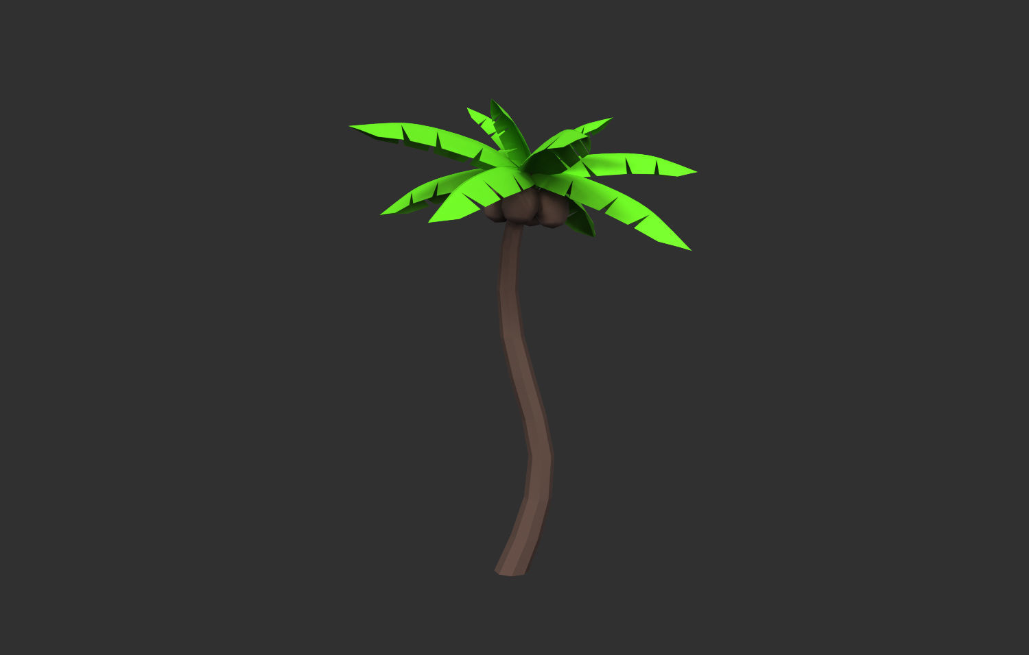 3D model Coconut Tree VR / AR / low-poly | CGTrader