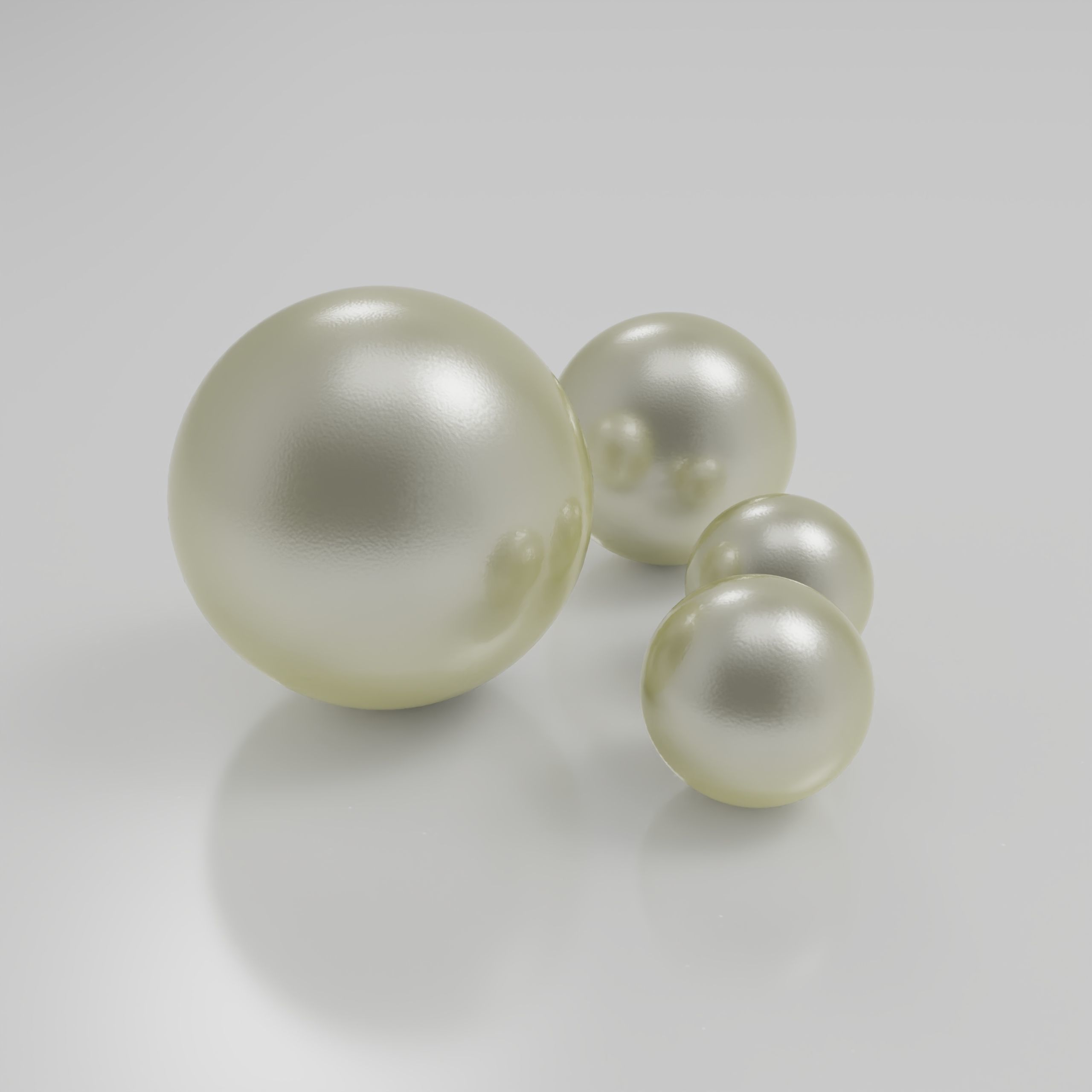 Pearls 3D model | CGTrader