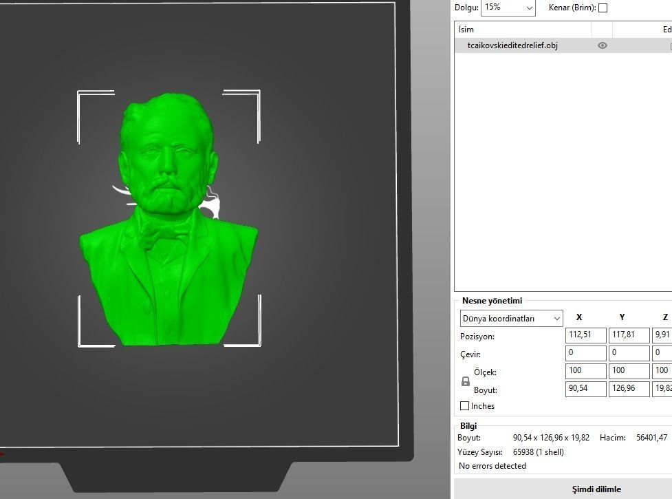 Pyotr Ilyich Tchaikovsky Relief 3D model 3D printable | CGTrader