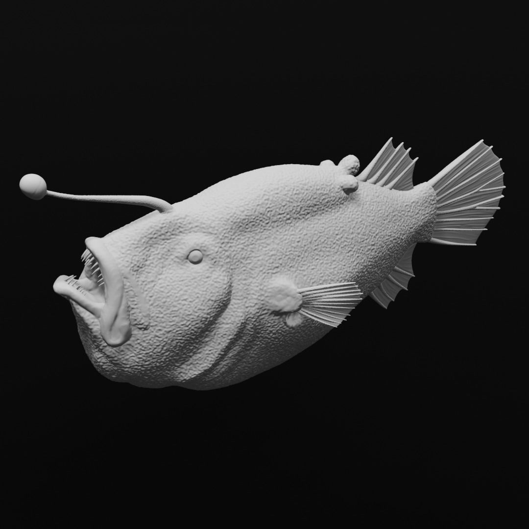 Triplewart Seadevil - Realistic Angler Fish 3d Print 3D model 3D ...
