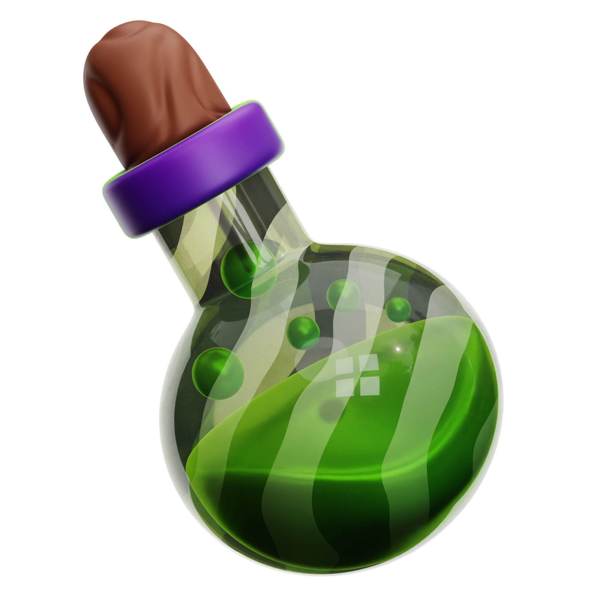 3D model Poison 3D Icon VR / AR / low-poly | CGTrader