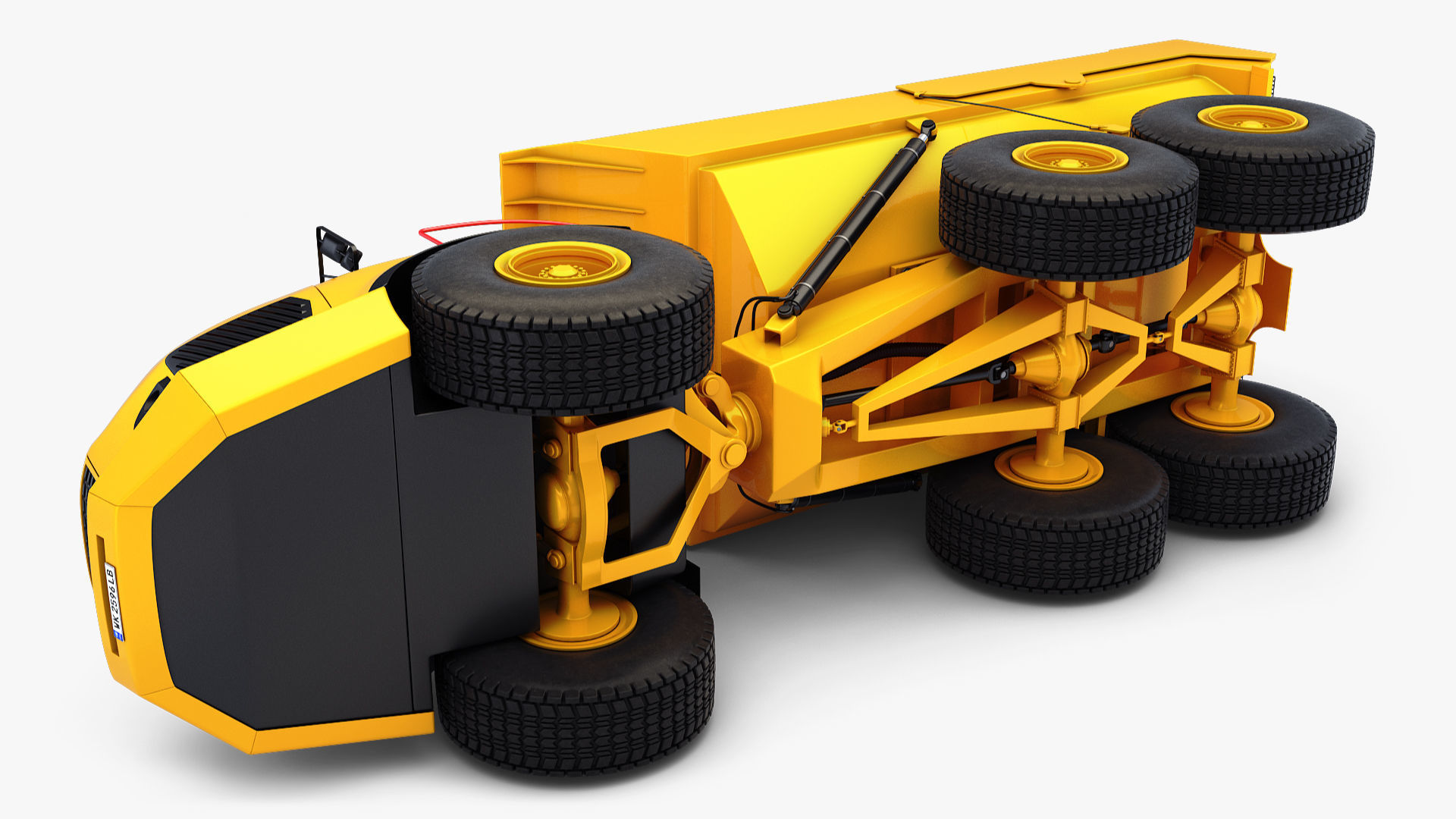 Articulated Dump Truck v 1 3D model | CGTrader
