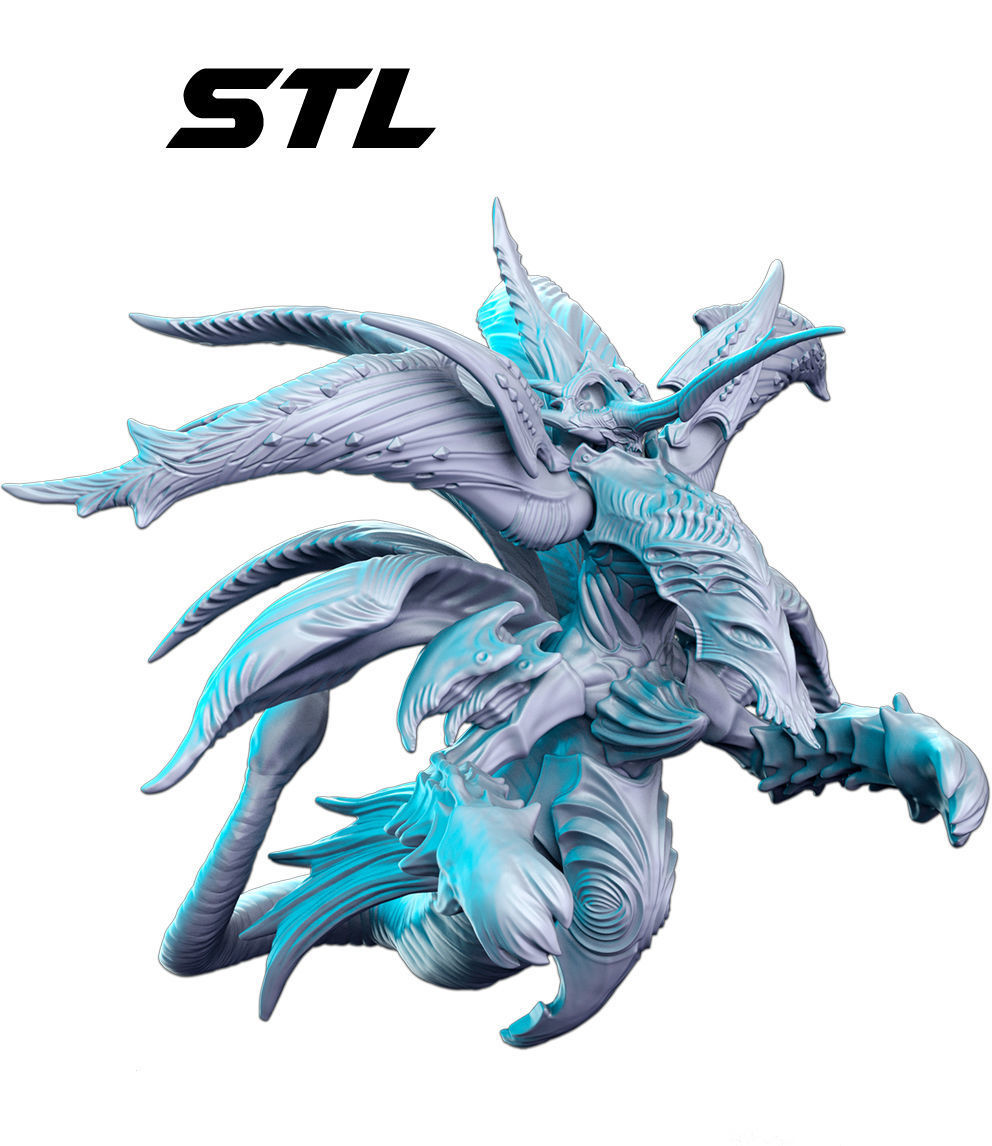 Sapphire Weapon Final Fantasy 32mm Pre-supported 3D model 3D printable ...