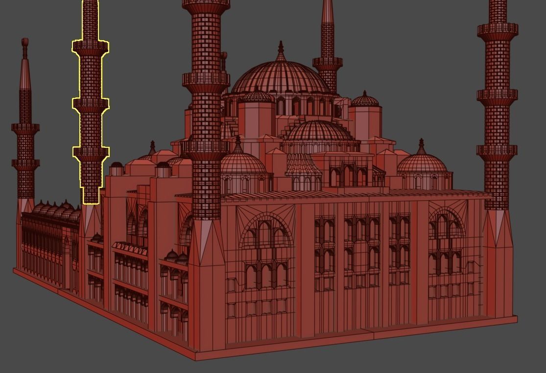 Sultan Ahmet Mosque 3D model 3D model 3D printable | CGTrader