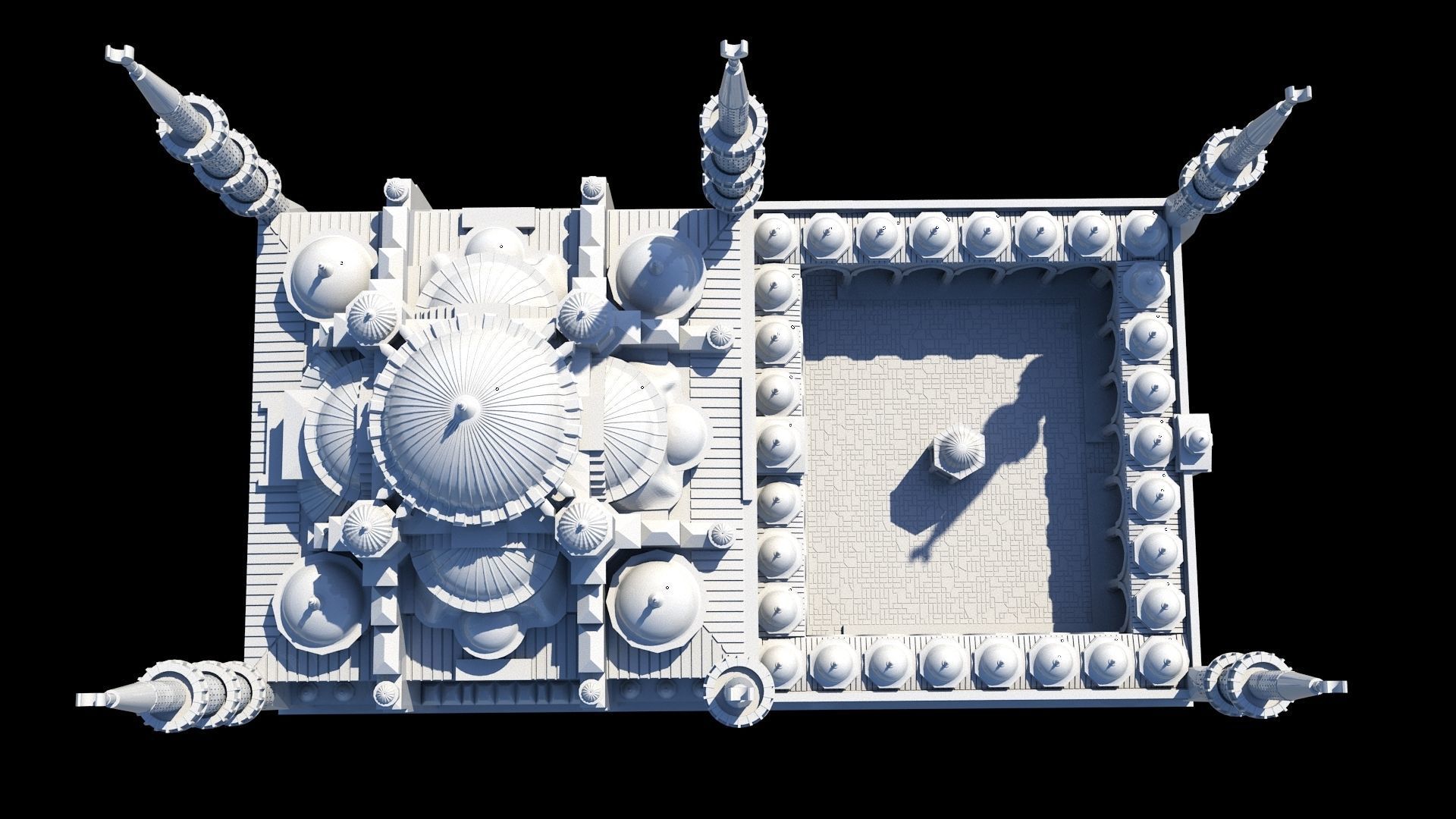 Sultan Ahmet Mosque 3D model 3D model 3D printable | CGTrader