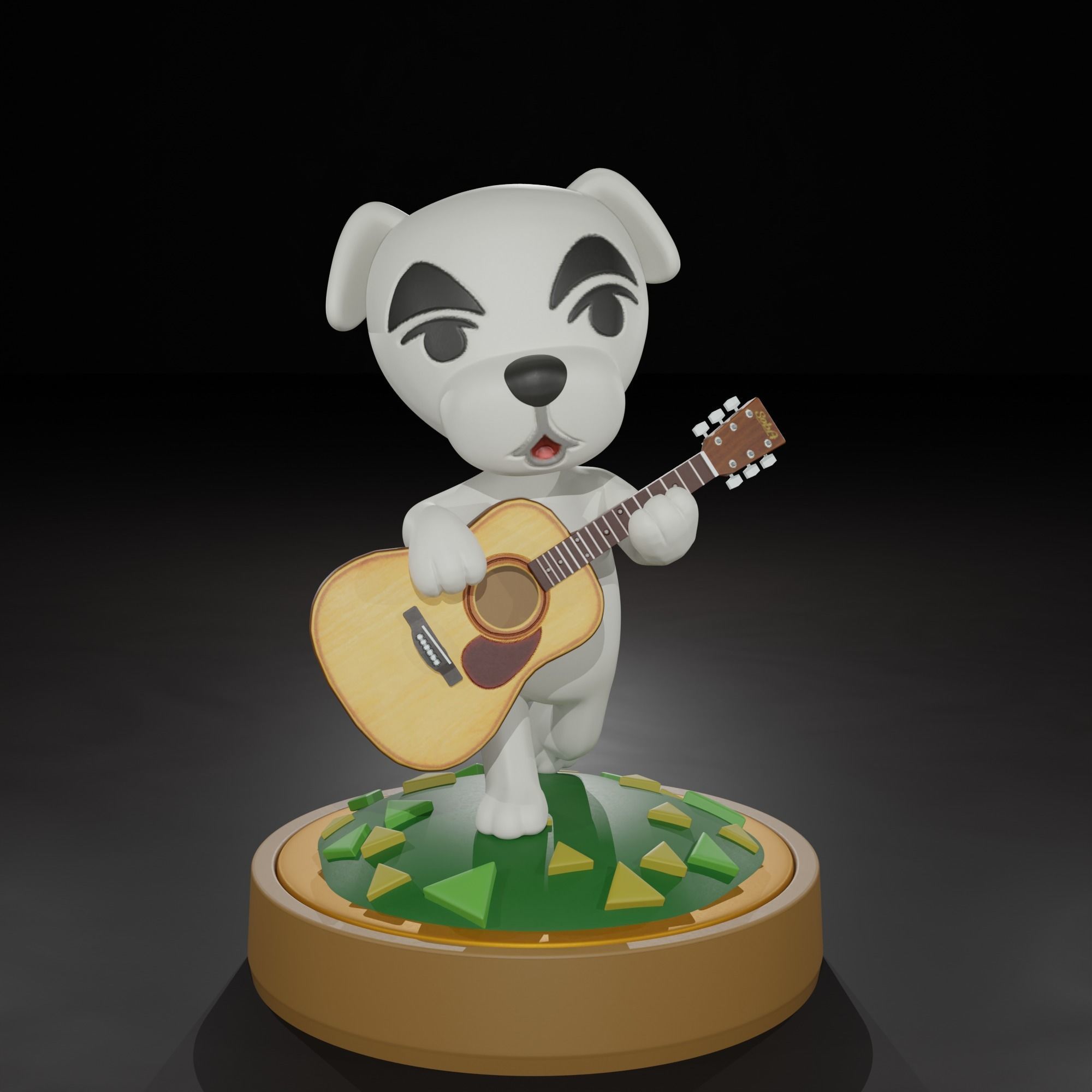 KK Slider - Animal Crossing 3D model 3D printable | CGTrader