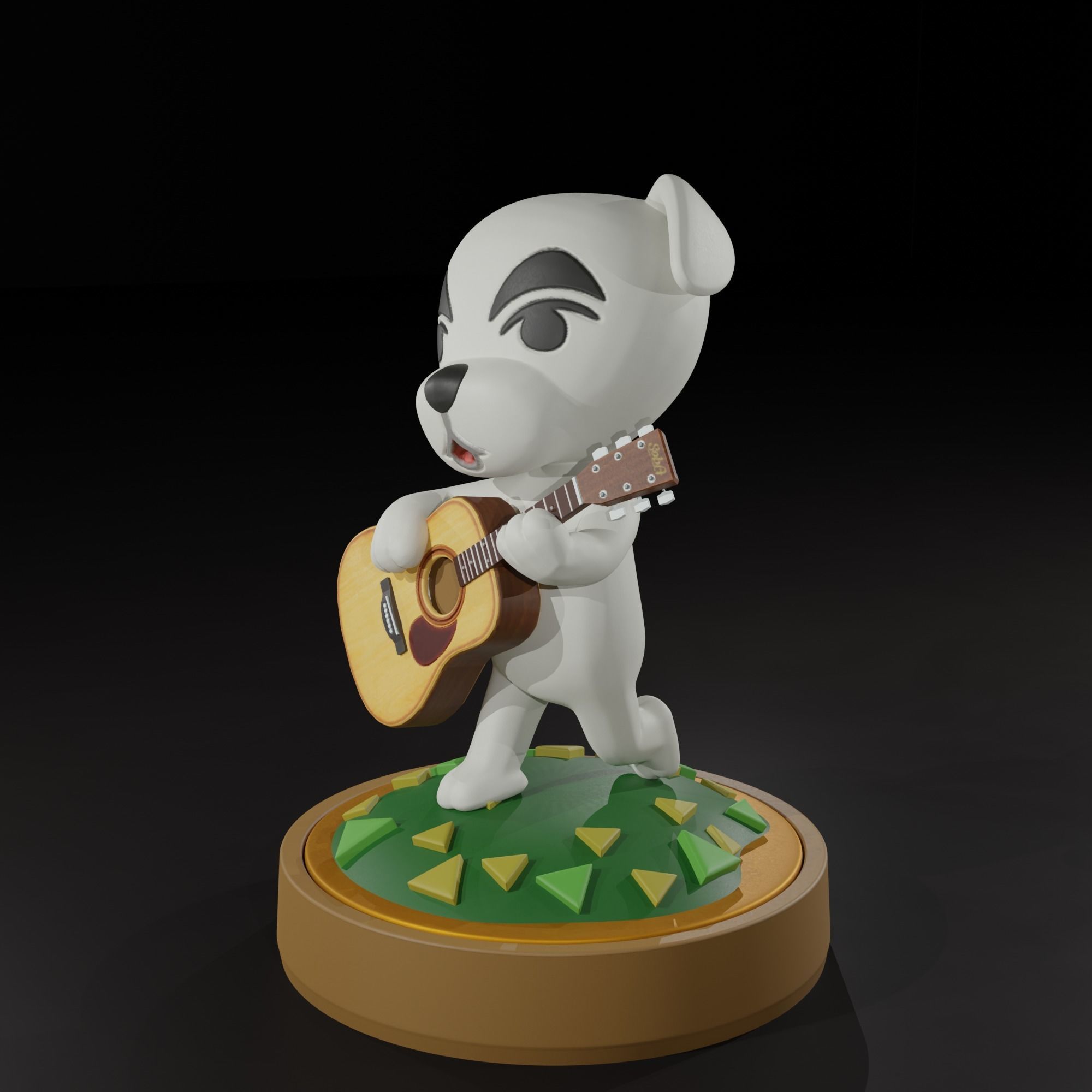 KK Slider - Animal Crossing 3D model 3D printable | CGTrader