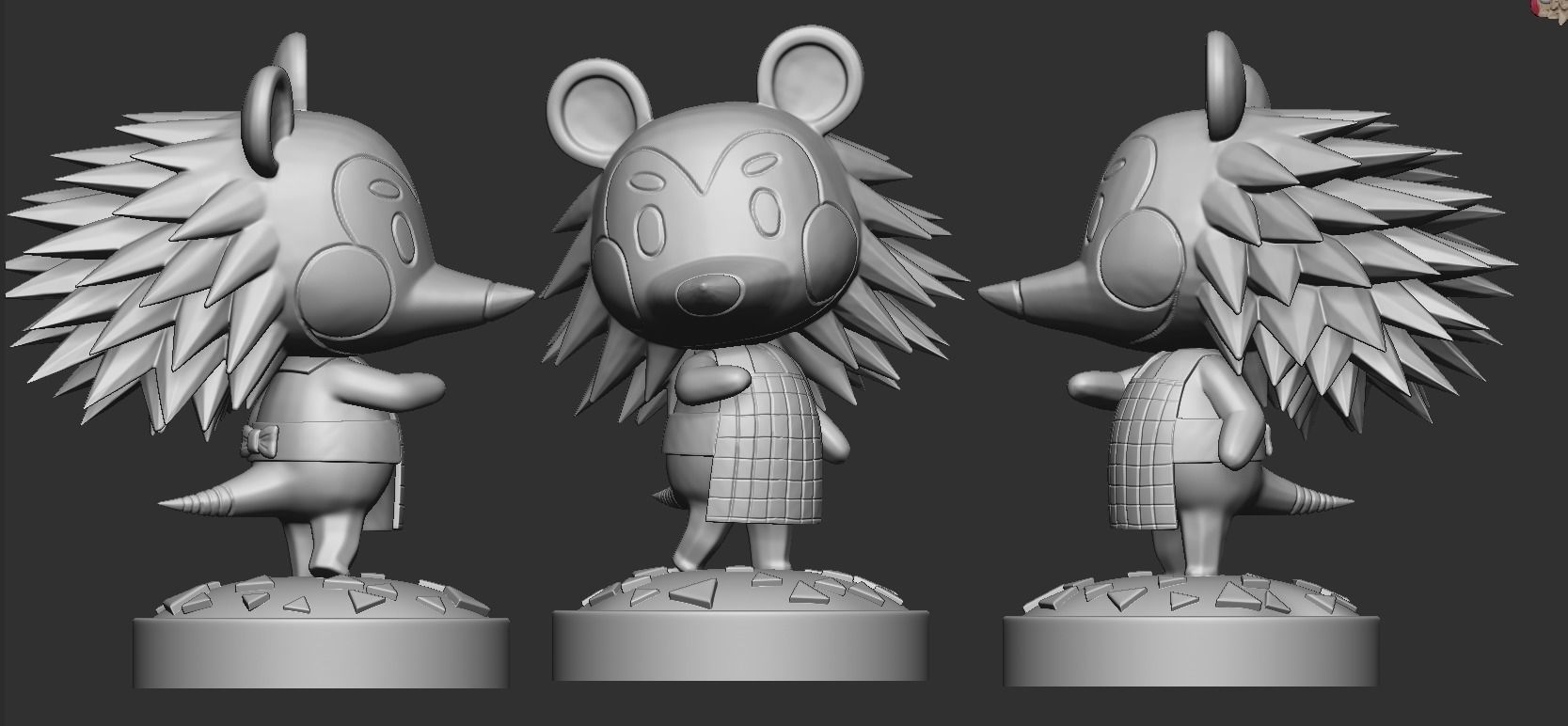Mabel - Animal Crossing 3D model 3D printable | CGTrader