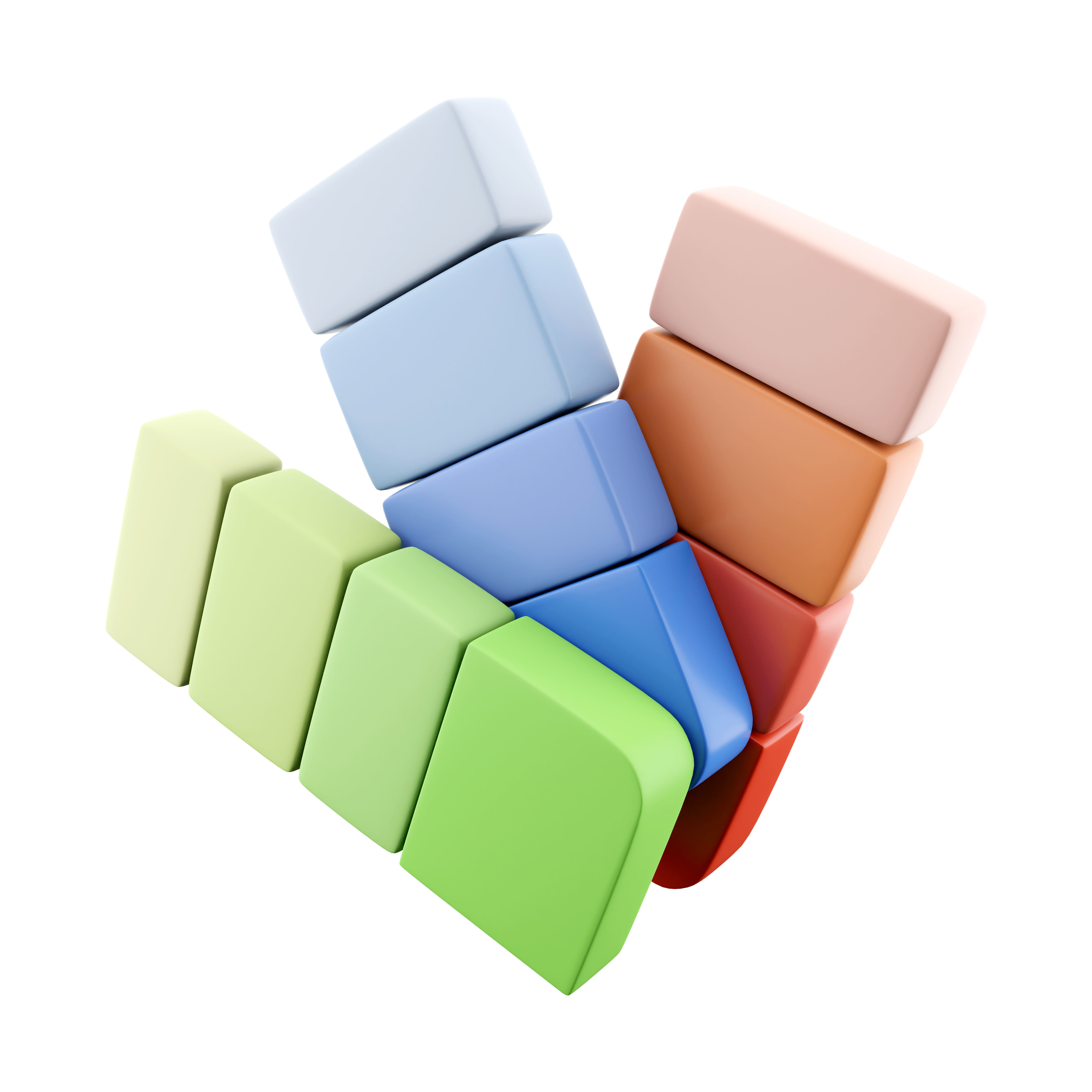 3d Palette flat cartoon icon 3D model | CGTrader