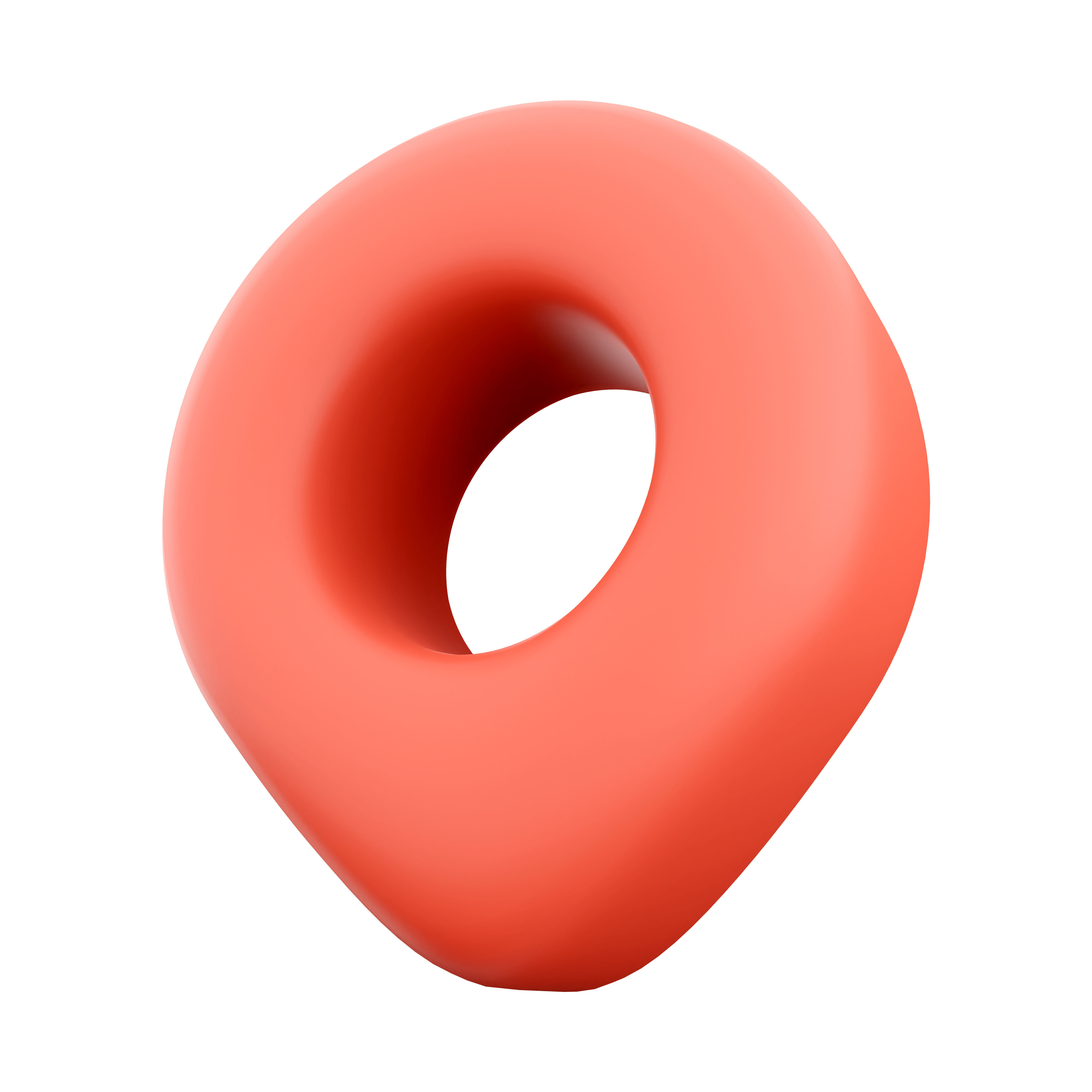 3d Destination cartoon icon 3D model | CGTrader