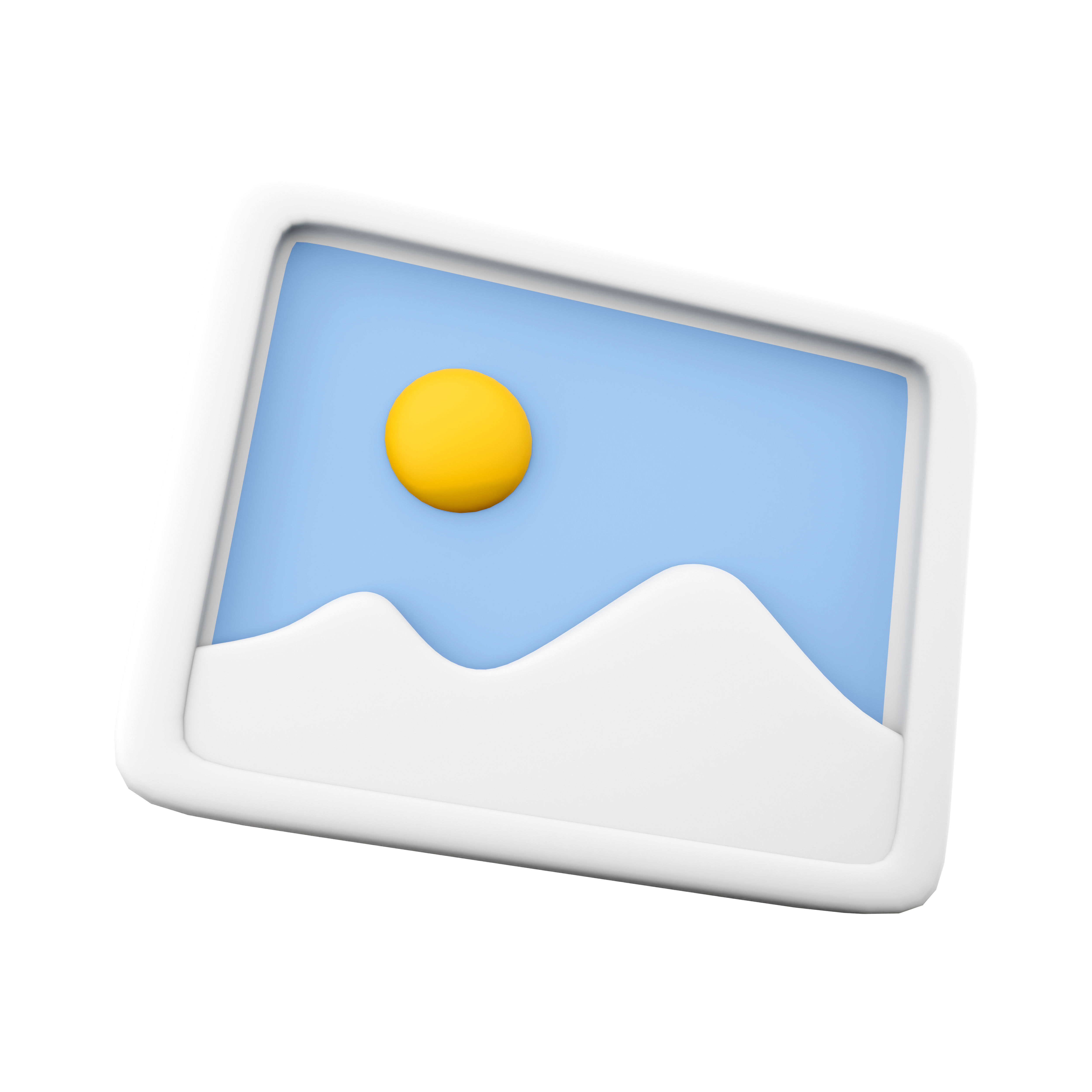 3d Image photo and jpg file cartoon icon 3D model | CGTrader