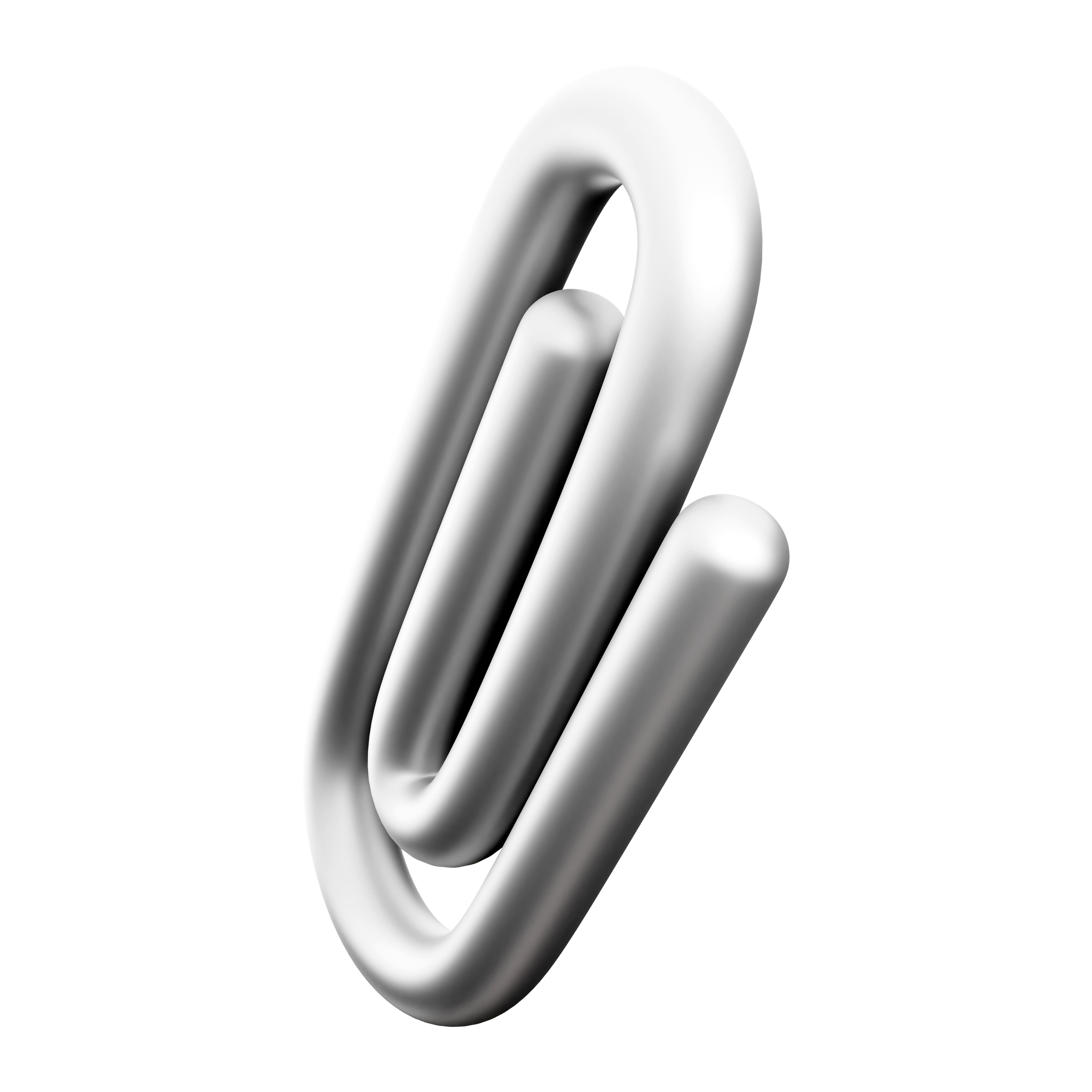 3d paper clip cartoon icon 3D model | CGTrader