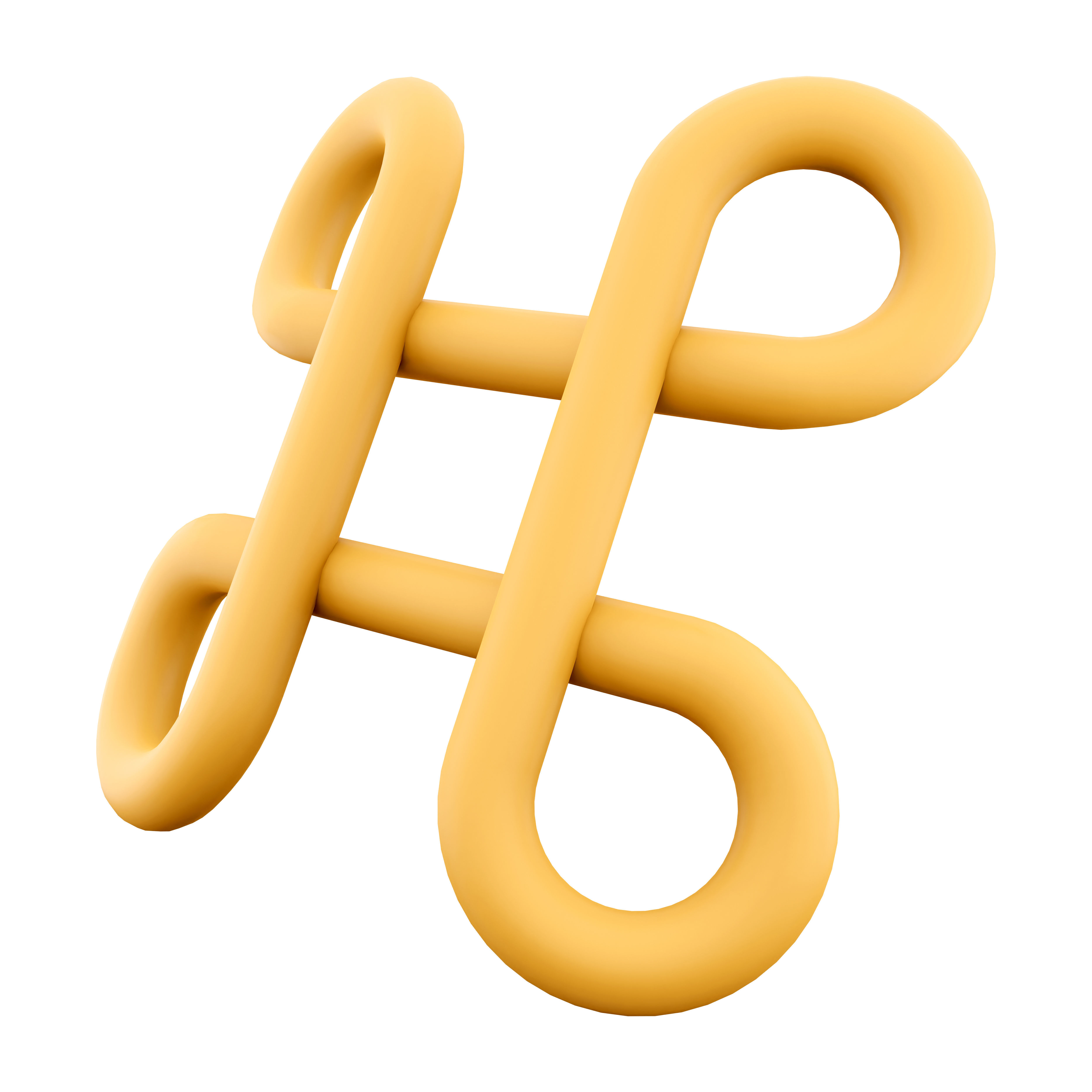 3d Command button cartoon icon 3D model | CGTrader