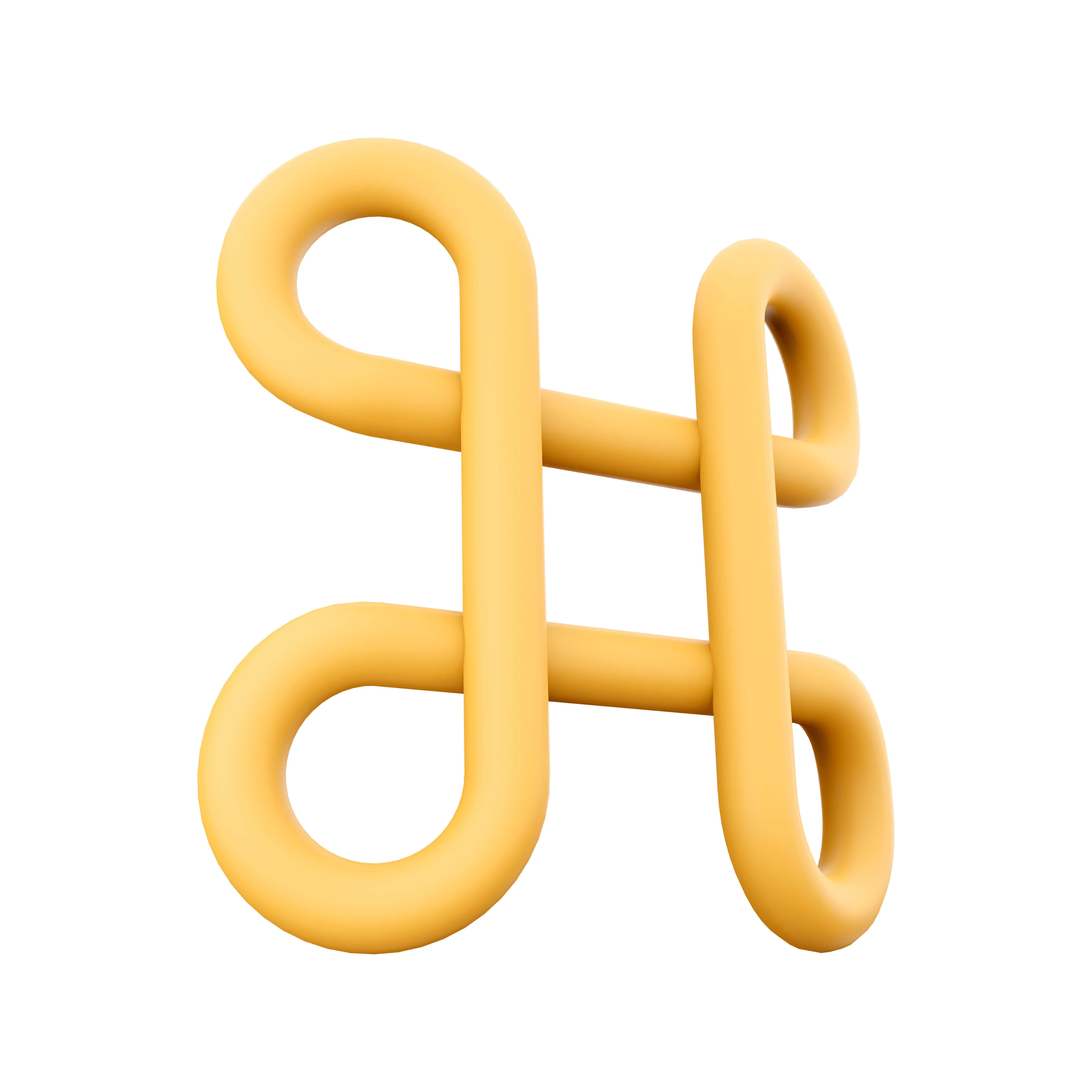 3d Command button cartoon icon 3D model | CGTrader