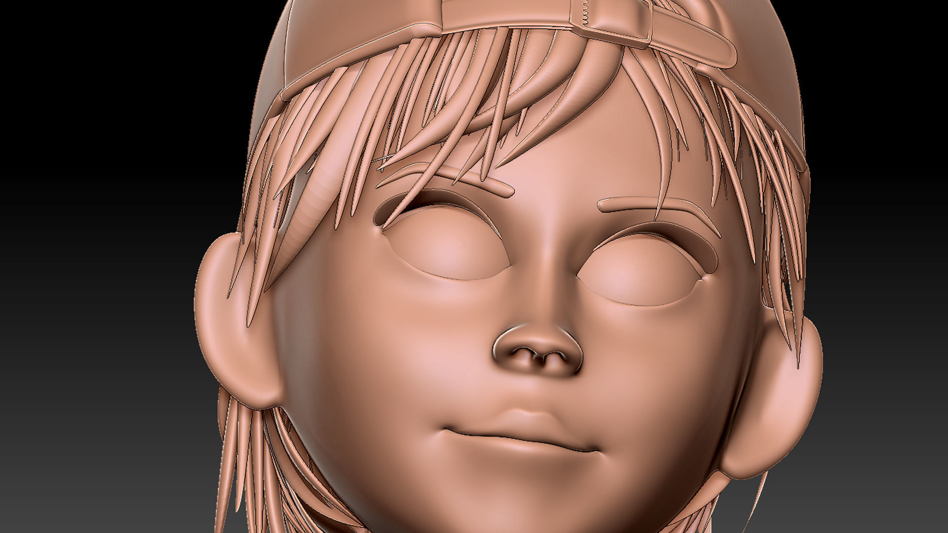 Head caroon 3D model | CGTrader