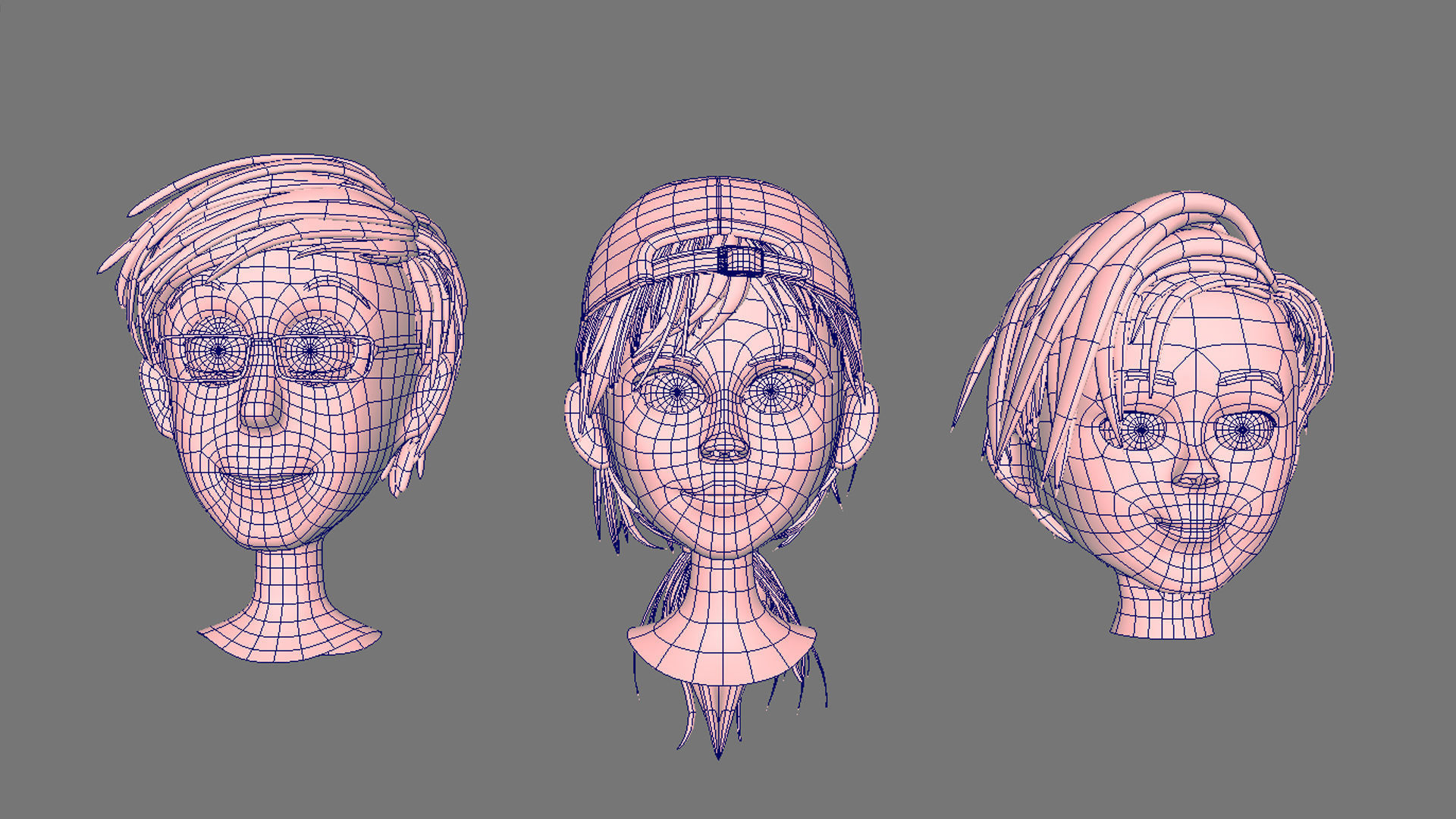 Head caroon 3D model | CGTrader