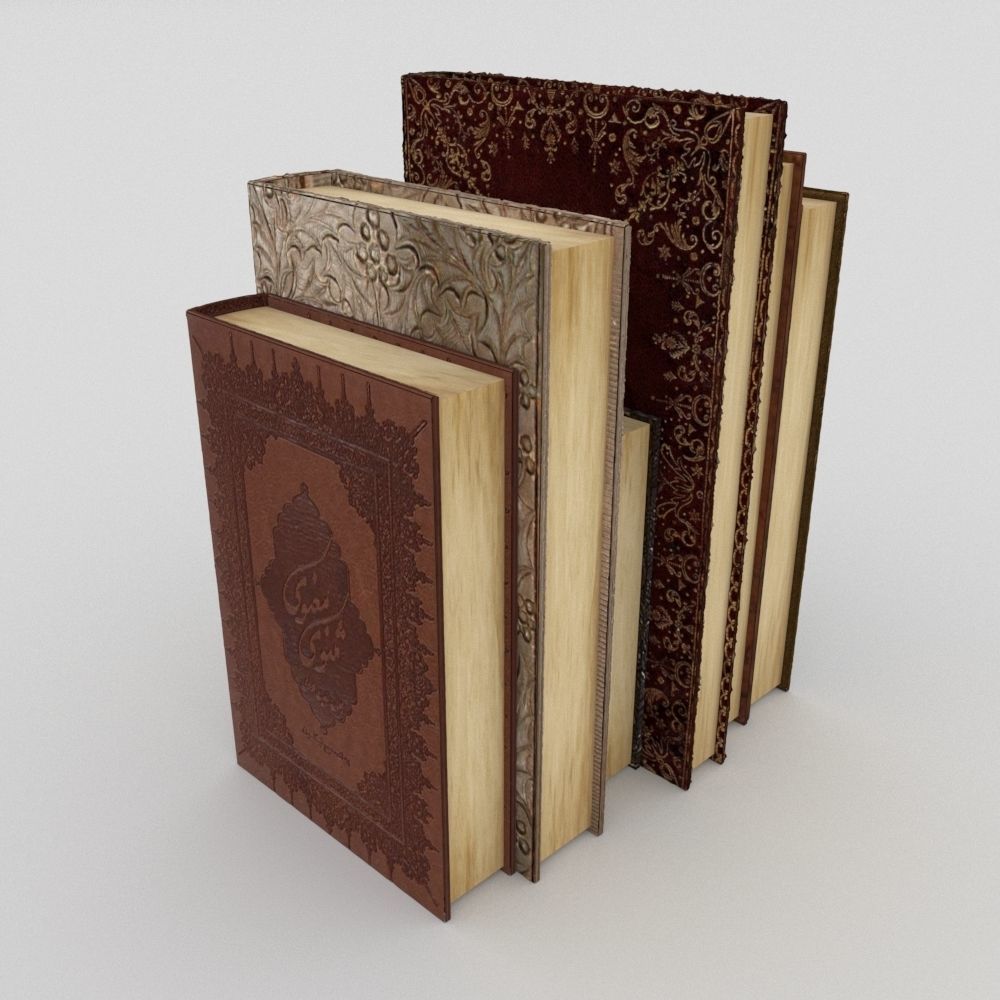 3D model Old Books Collection VR / AR / low-poly | CGTrader