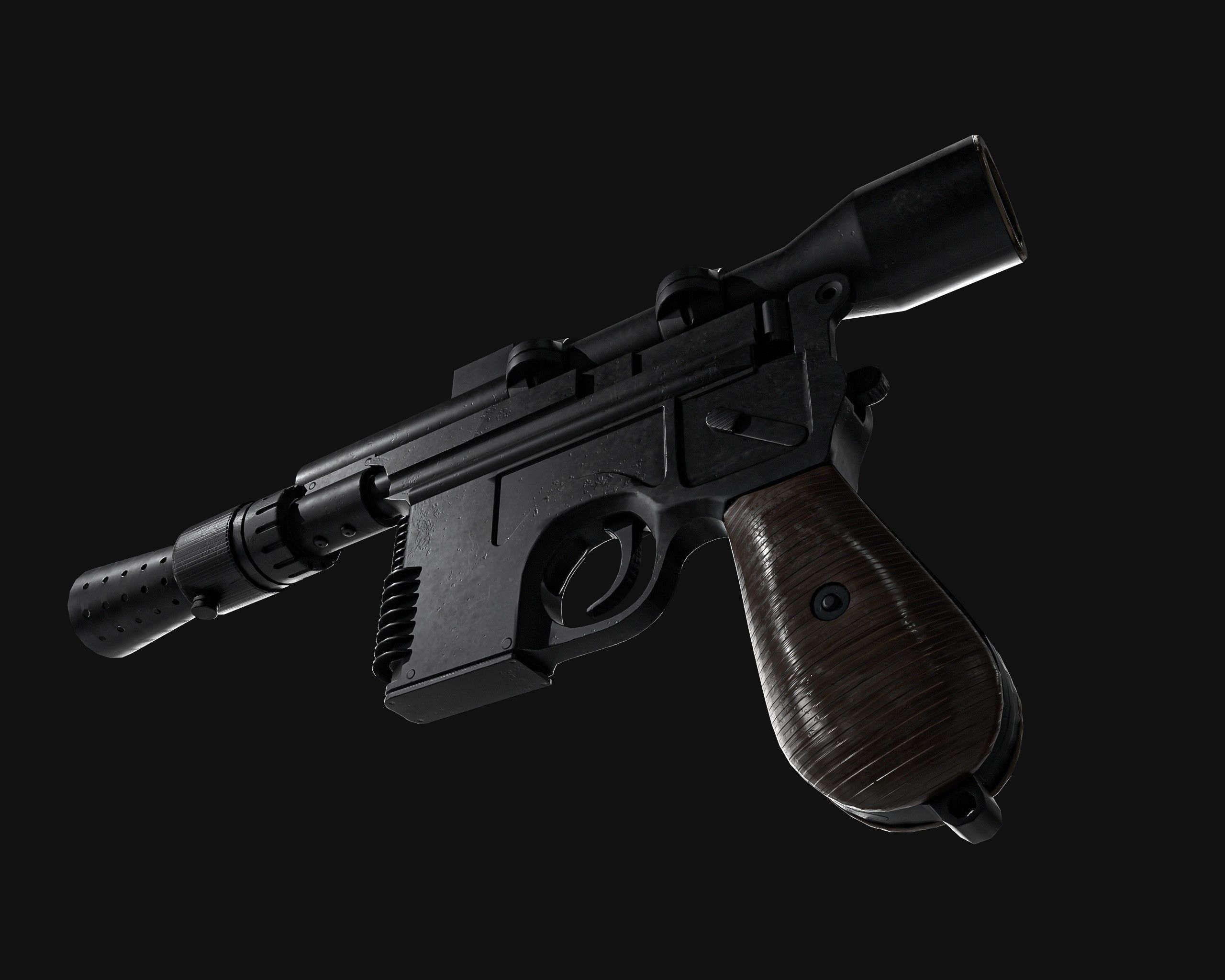 3D model Star Wars DL-44 Heavy Blaster Pistol VR / AR / low-poly | CGTrader