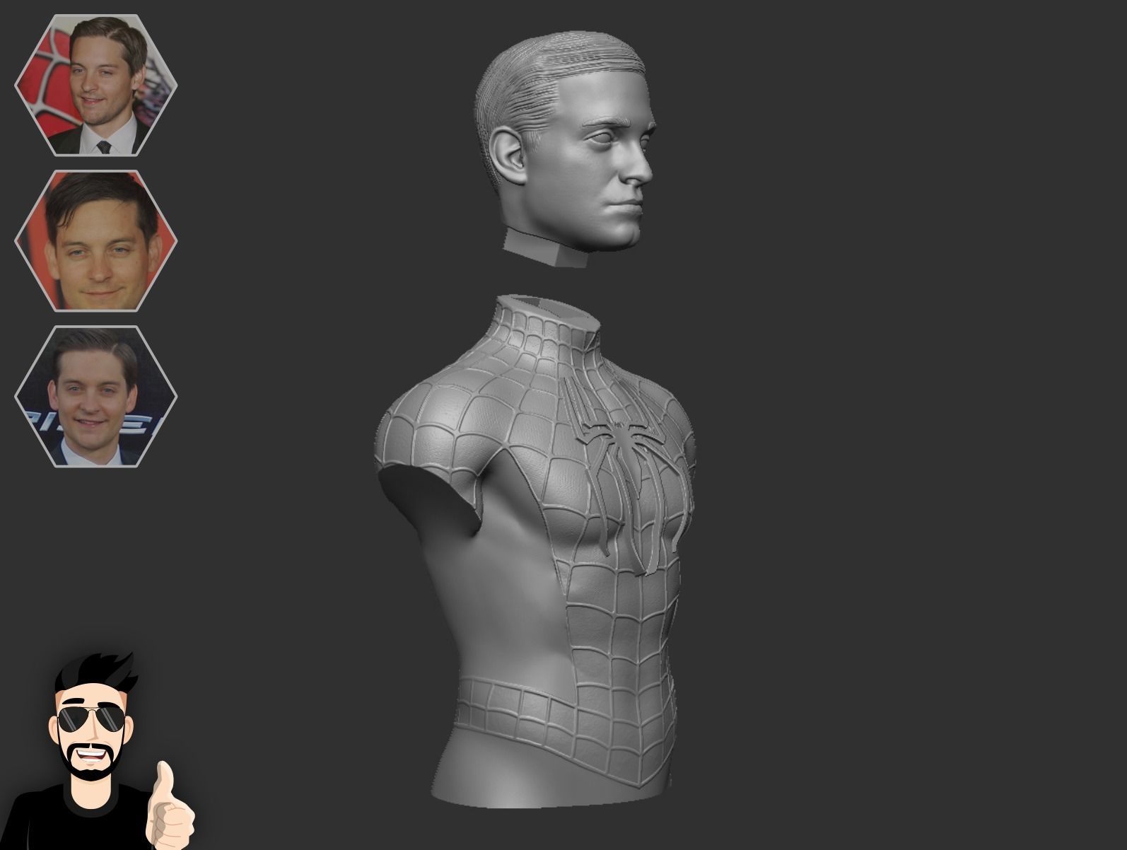 TOBEY MAGUIRE - SPIDER-MAN 3D model 3D printable | CGTrader