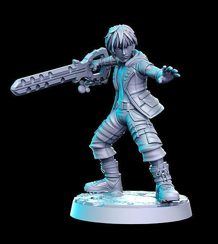 Riku Kingdom Hearts 32mm Pre-supported 3D model 3D printable | CGTrader