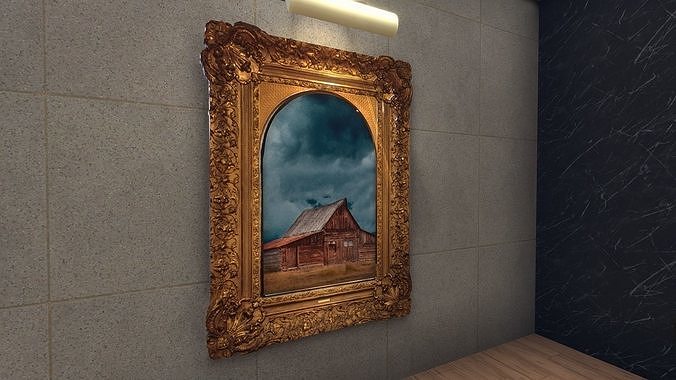 3D model Painting Frame 2 VR / AR / low-poly | CGTrader