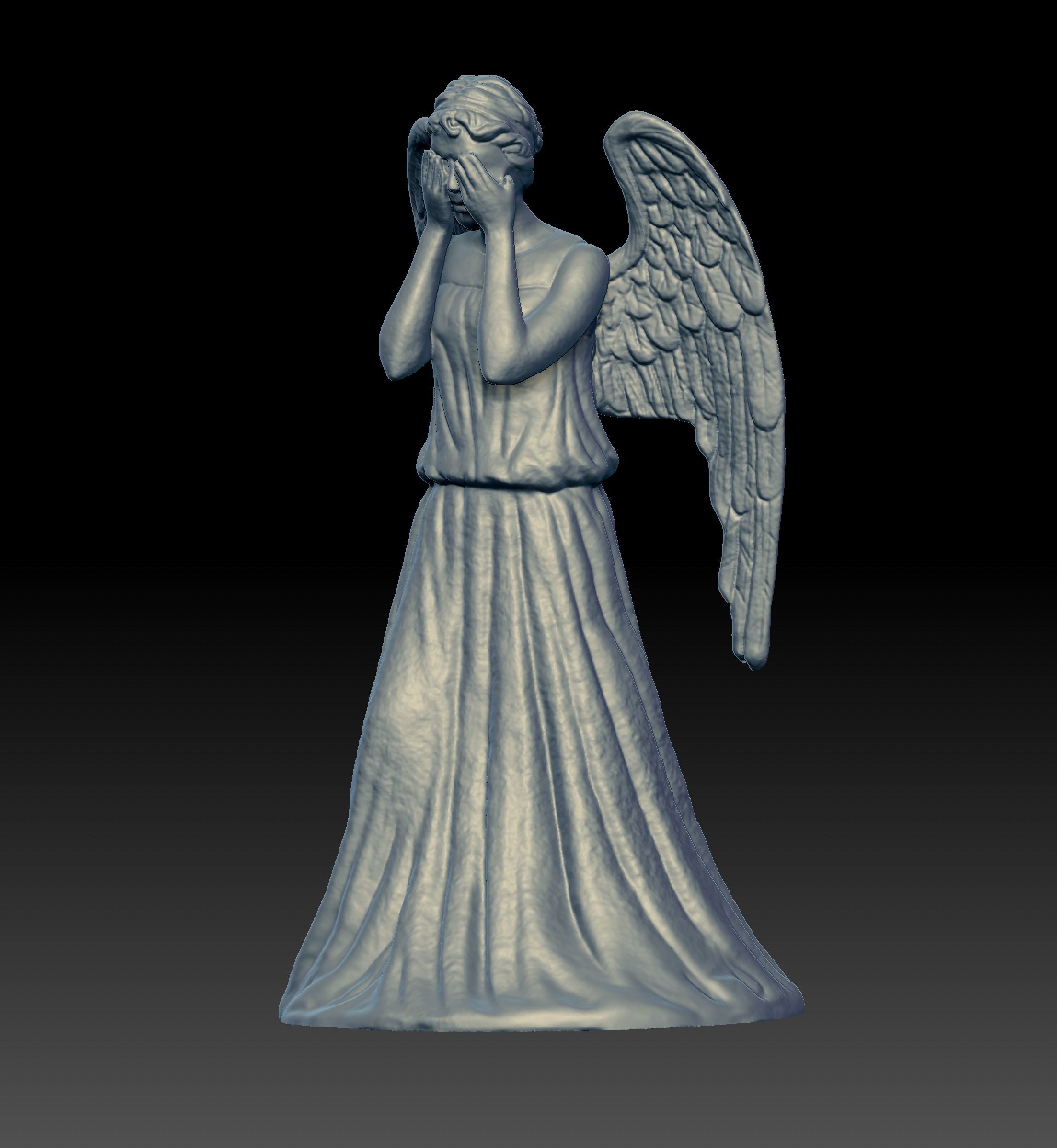 Weeping Angel 3d Scan 3D model 3D printable | CGTrader