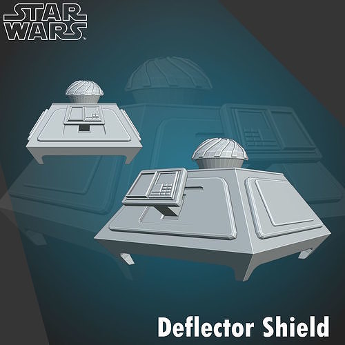 Shield Deflector Generator Clone Wars style 3D Print 3D model 3D ...