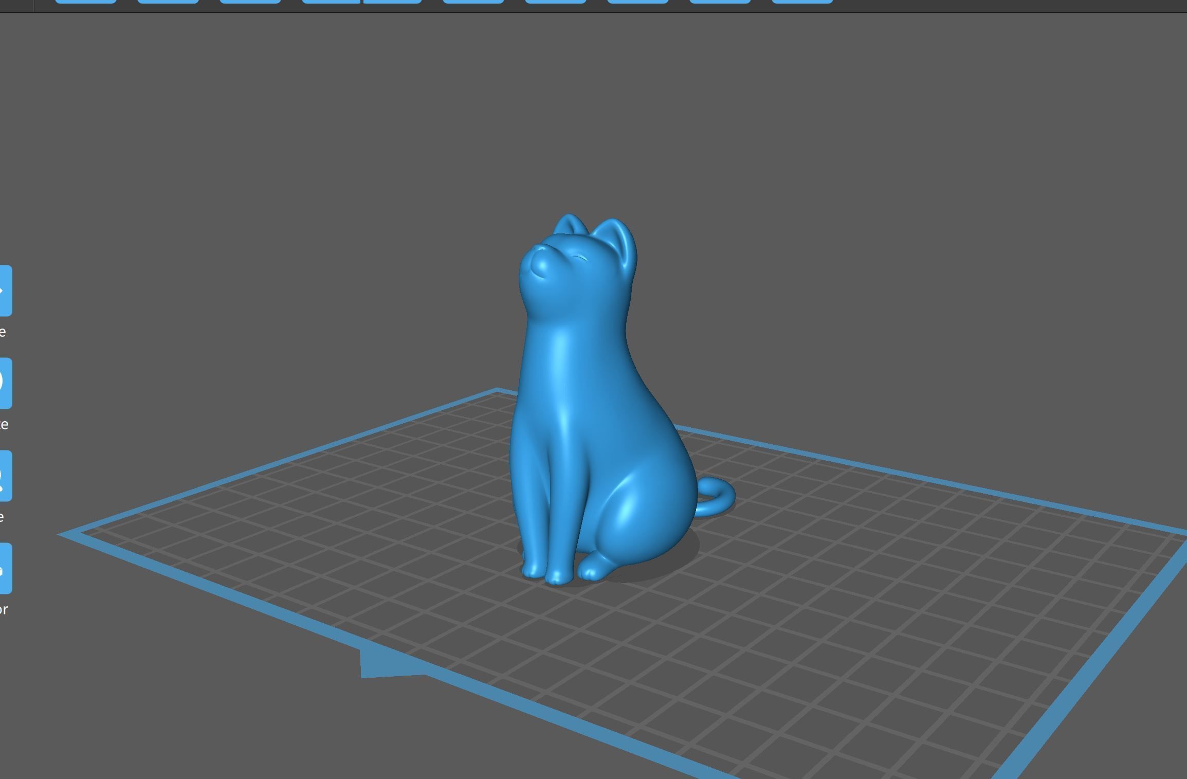 Sitting Cat 001 3D model | CGTrader