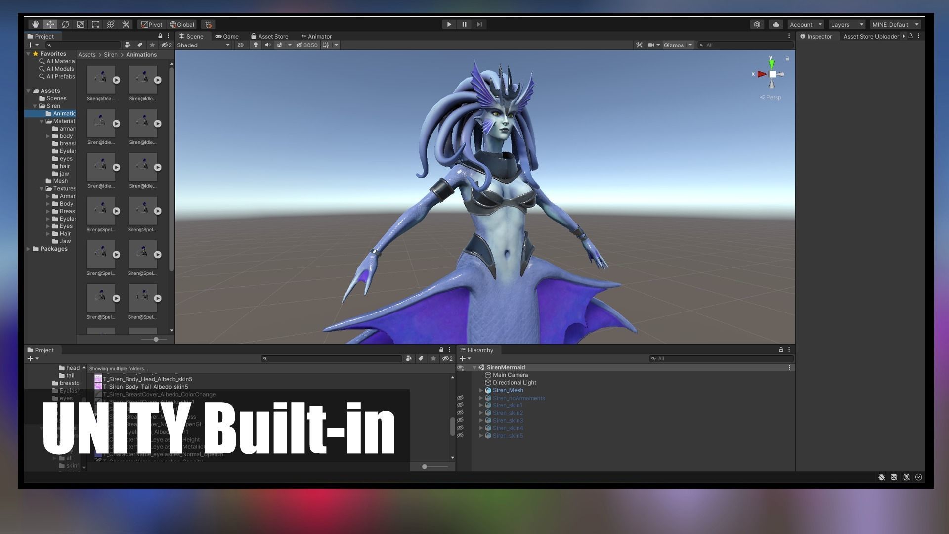3D model Siren VR / AR / low-poly | CGTrader