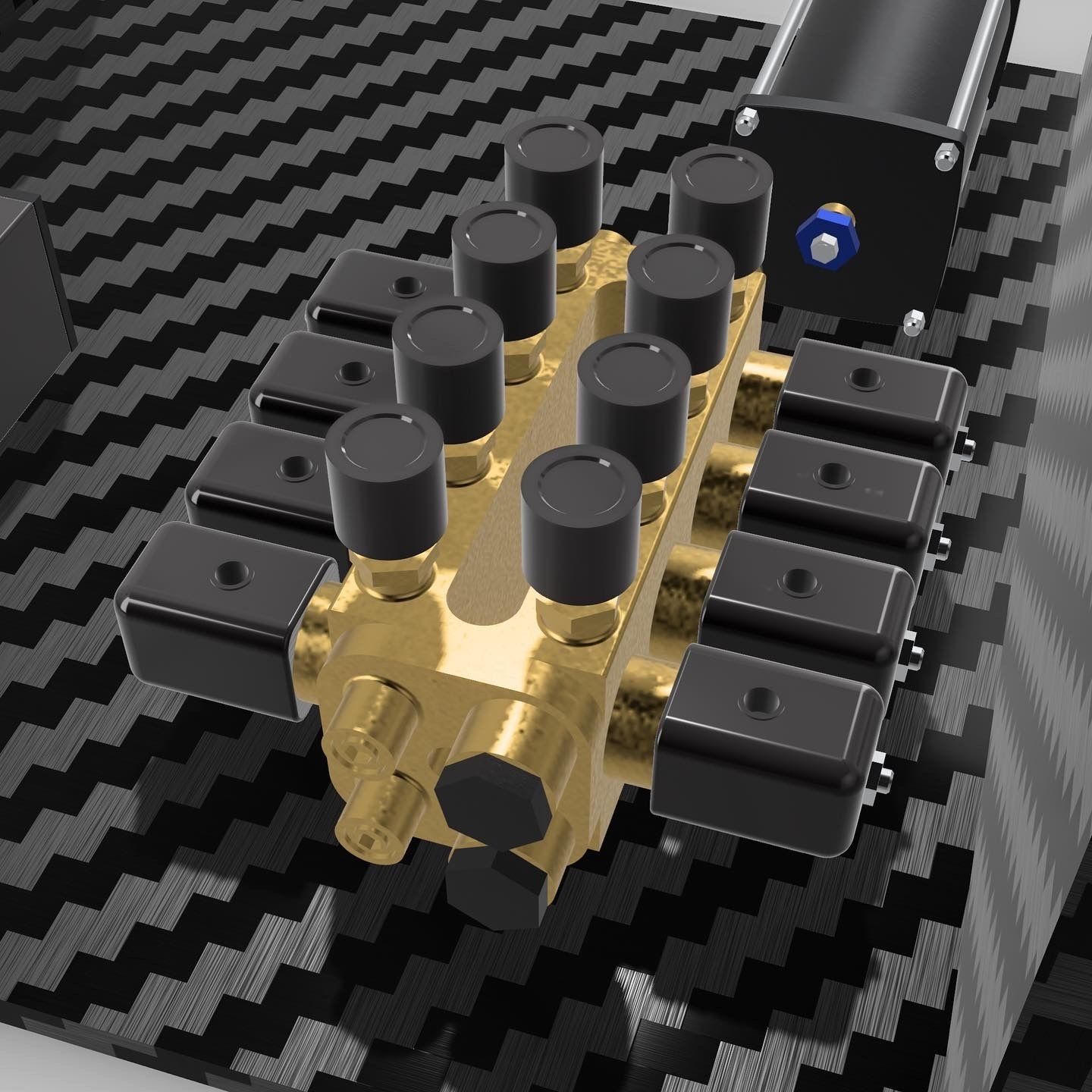 TOP FUEL Detailed front tub with electrical components 3D model 3D ...
