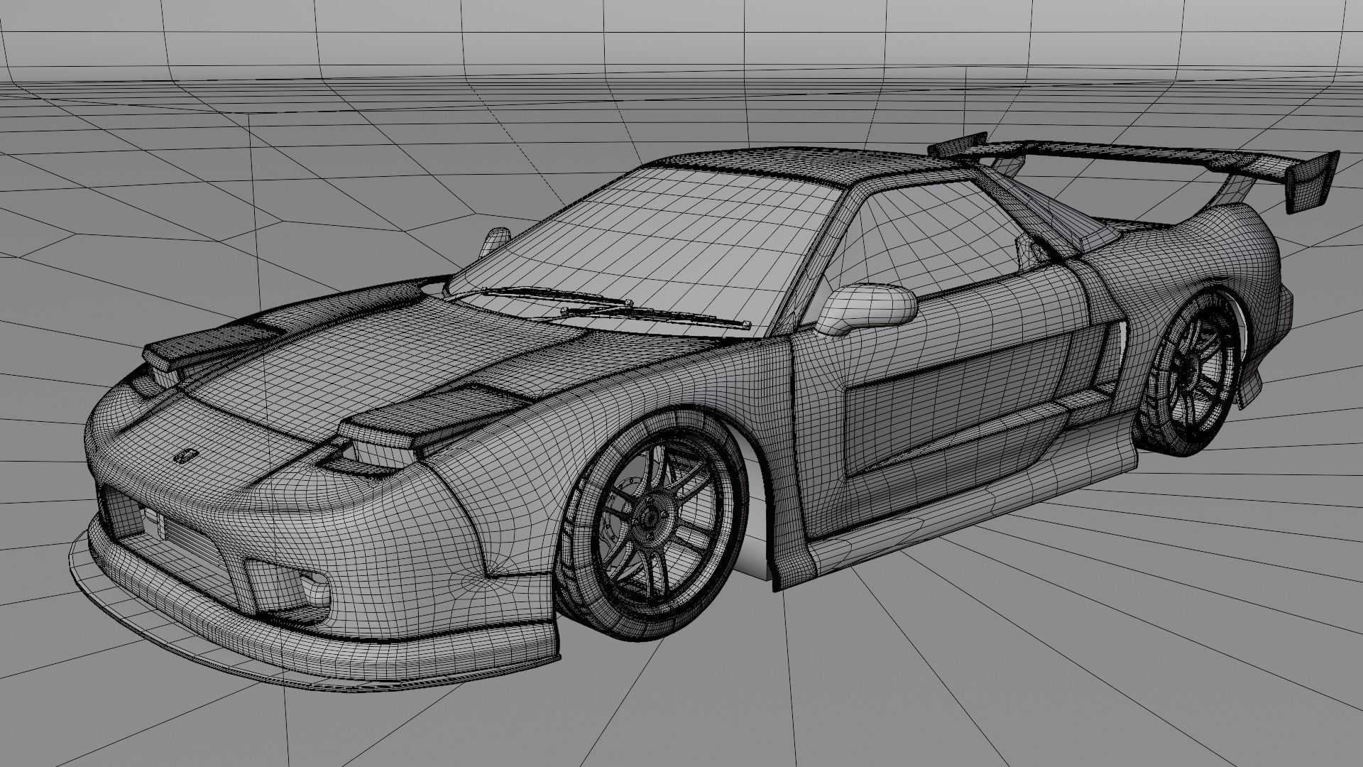Honda NSX Custom 3D model | CGTrader