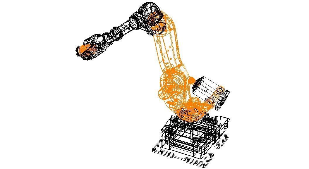 ABB IRB 6640 Robot 3D model rigged | CGTrader