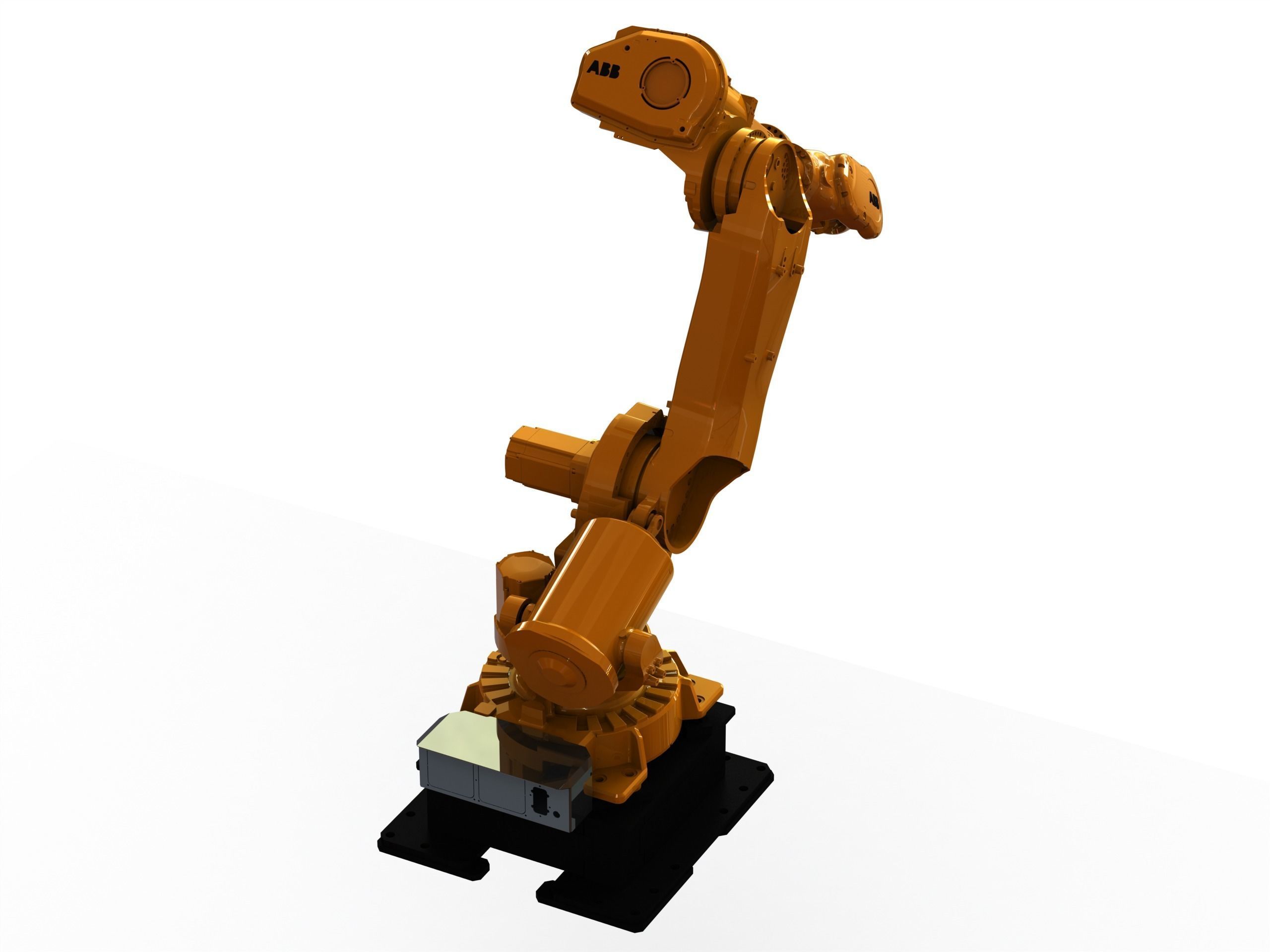 ABB IRB 6640 Robot 3D model rigged | CGTrader