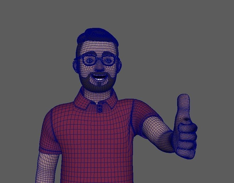 3D model Minimal Man Character 04 VR / AR / low-poly | CGTrader