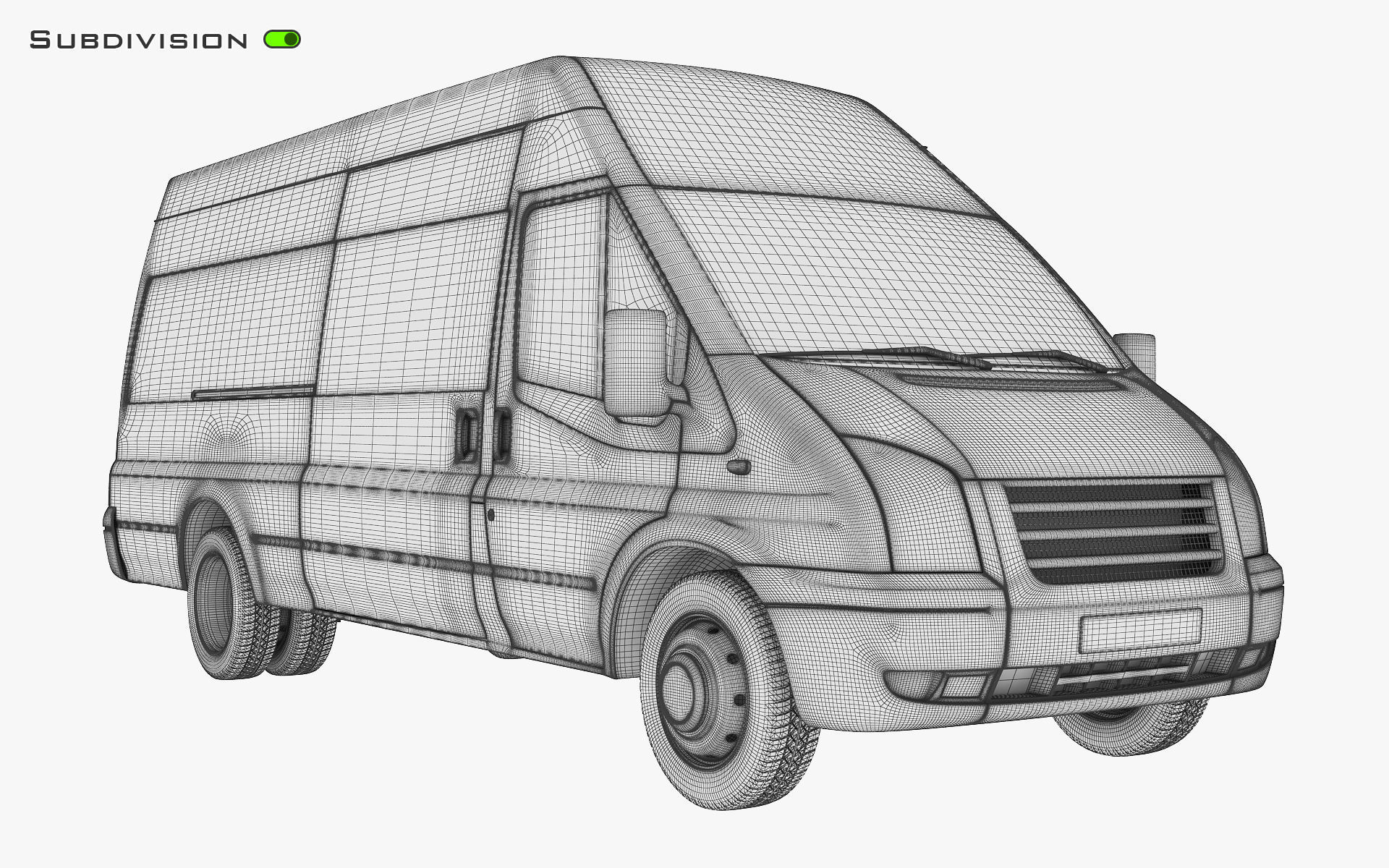 Cargo Van v 1 3D model | CGTrader
