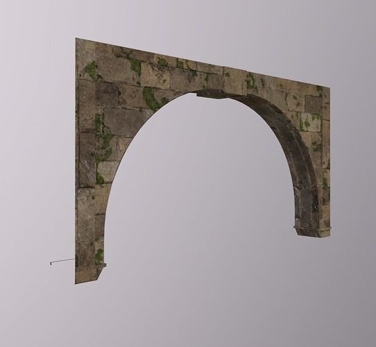 3D model Old Brick Arch VR / AR / low-poly | CGTrader