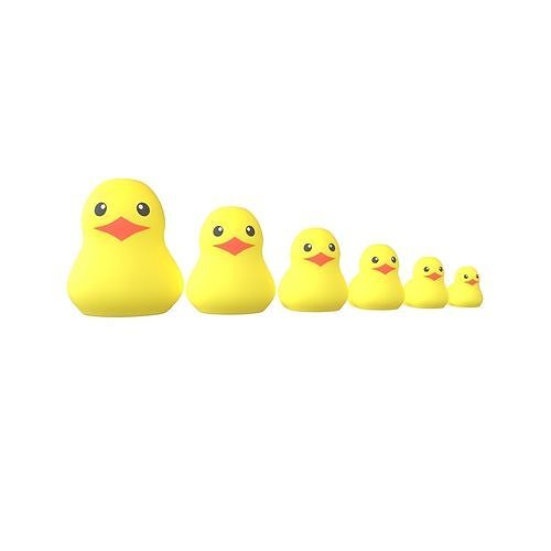 3D model Matryoshka Duck Decoration V1 001 VR / AR / low-poly | CGTrader