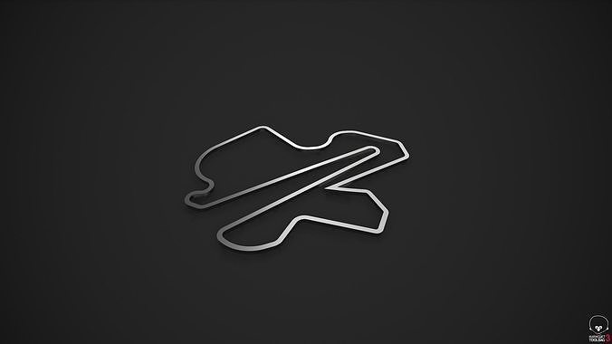 Sepang International Circuit - Malaysia - 3D Printable 3D model 3D ...
