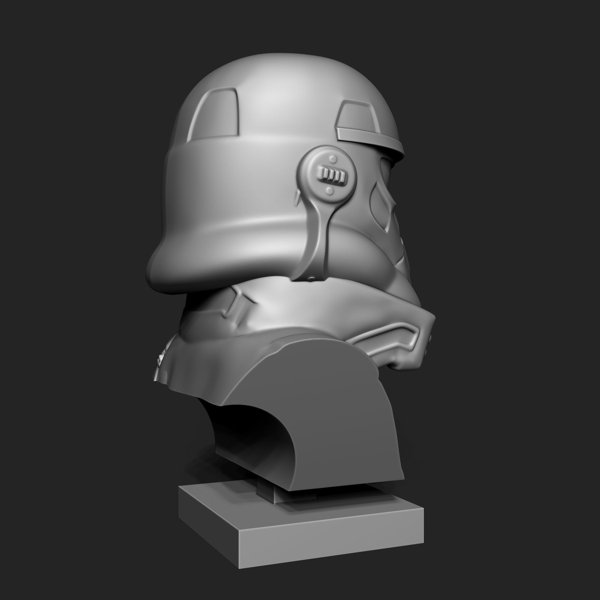 Stormtrooper Helmet - Star war bust 3D model 3D printable | CGTrader