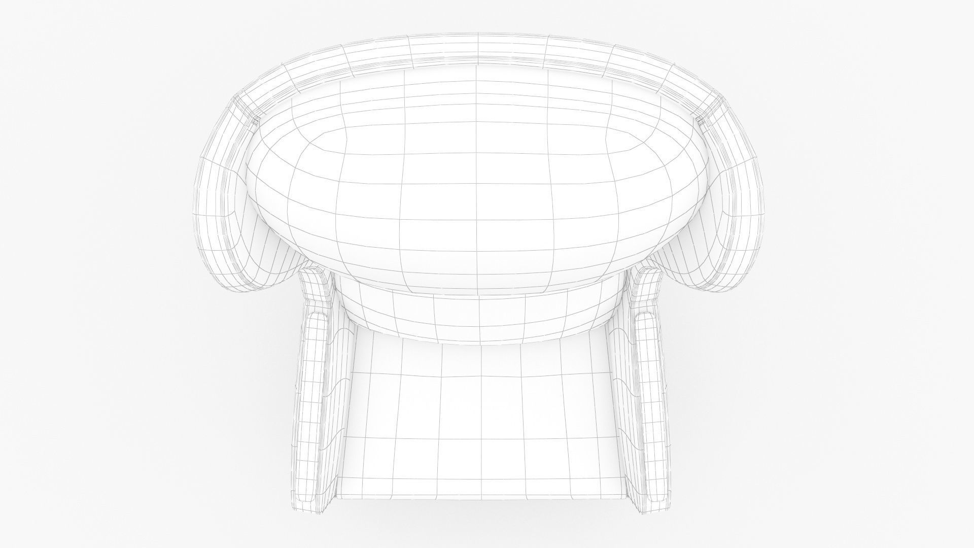 Ofs Ansel Lounge full hight back Chair 3D model | CGTrader