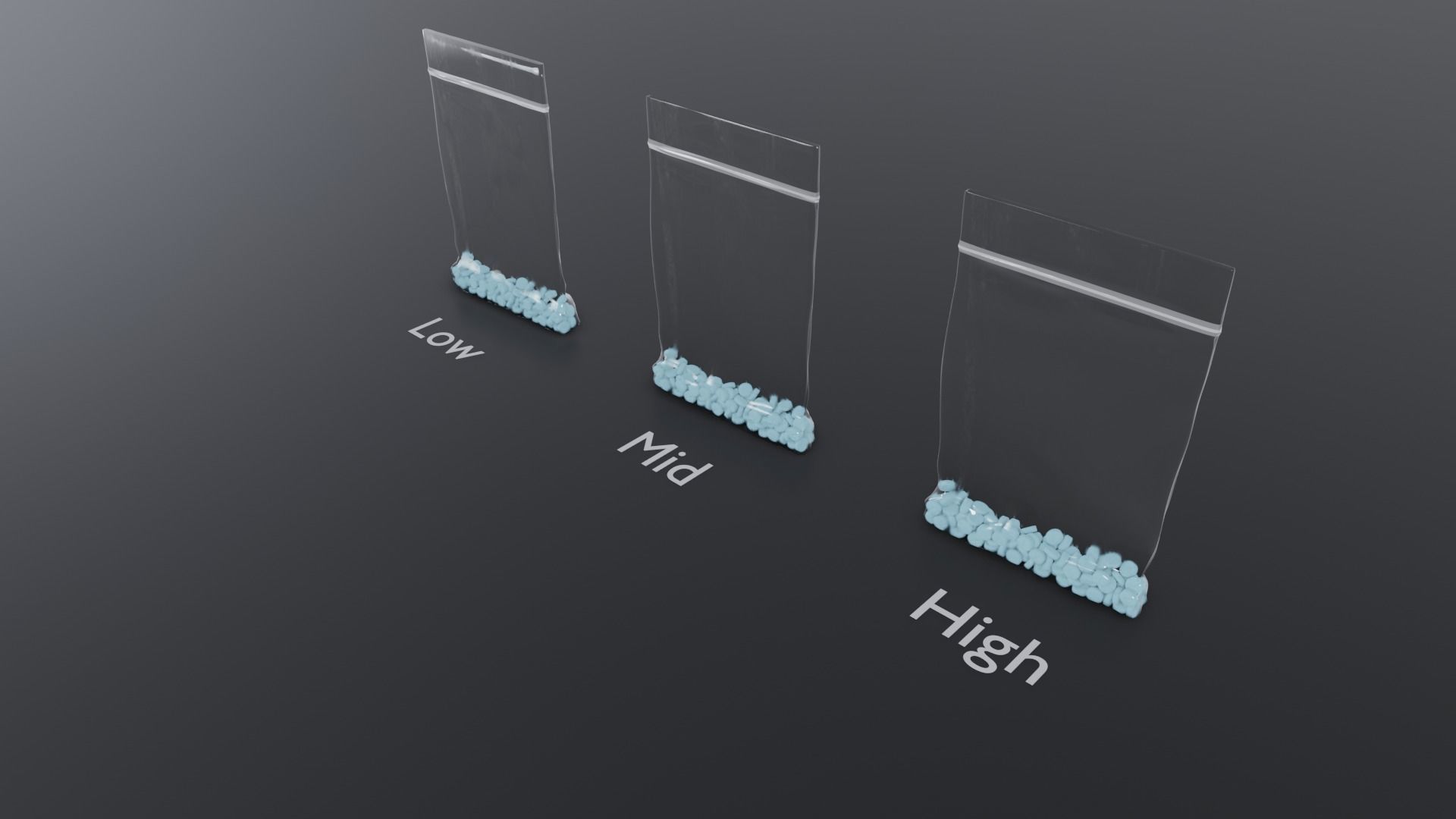 3D model Micro Pellets Drug Bag VR / AR / low-poly | CGTrader