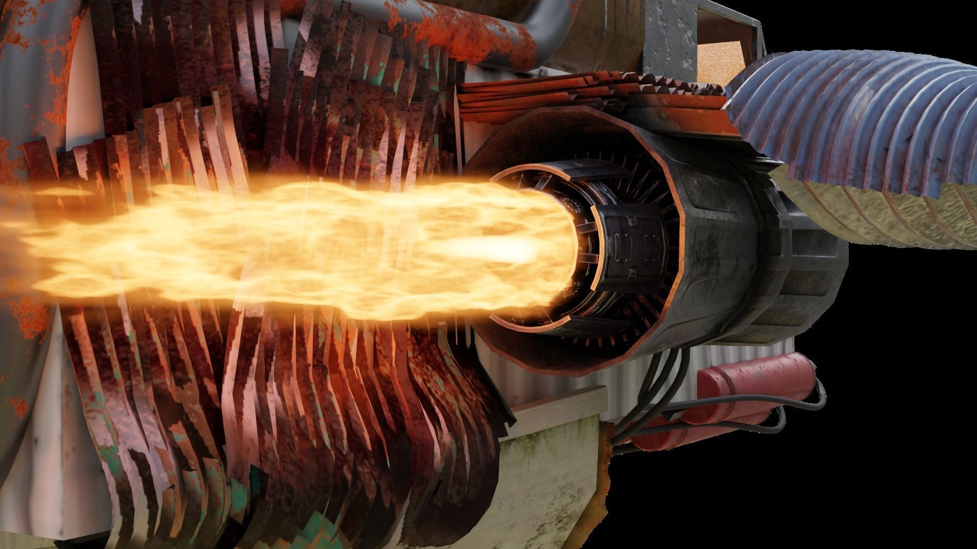 Junk Spaceship 3D model | CGTrader