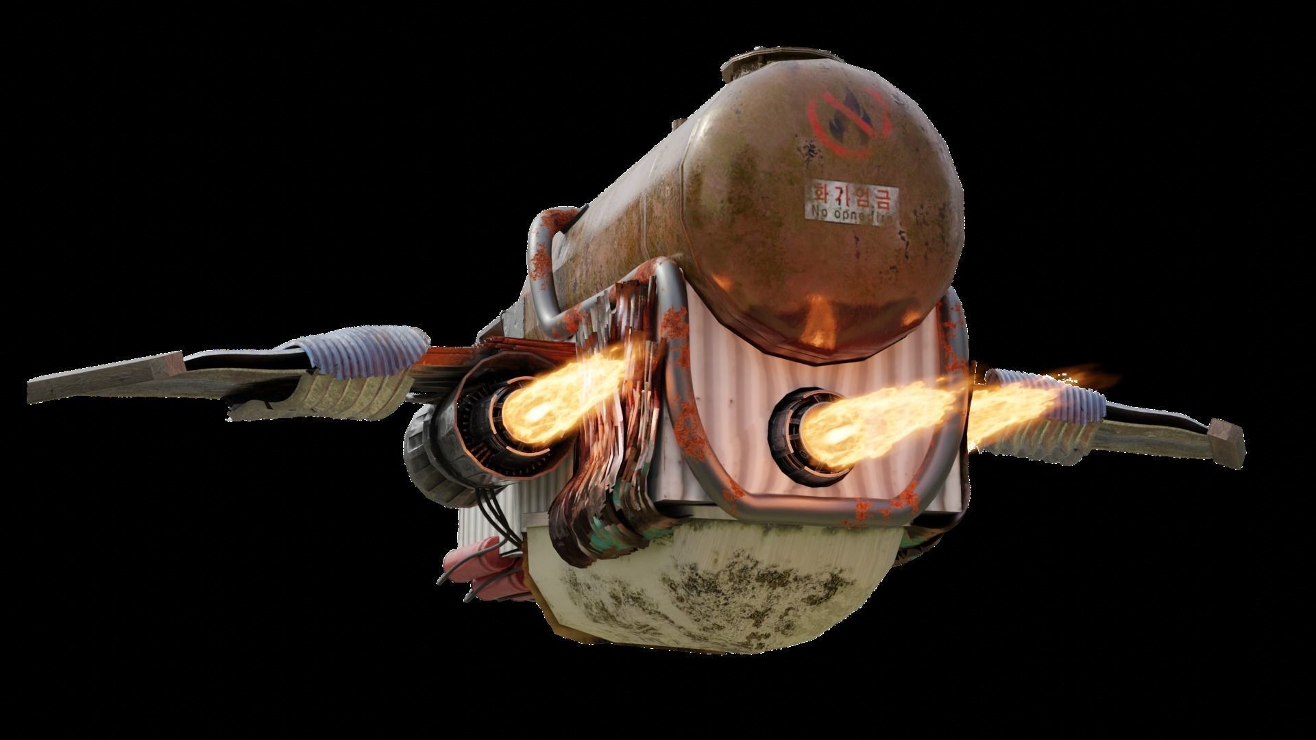 Junk Spaceship 3D model | CGTrader