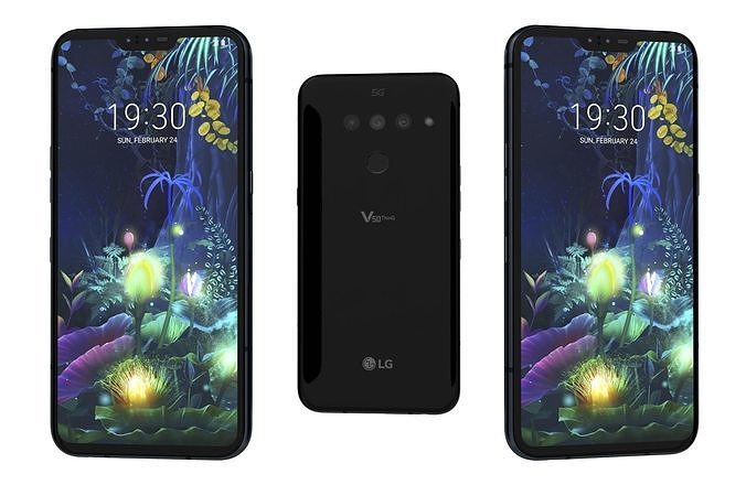 3D model LG V50 ThinQ 5G VR / AR / low-poly | CGTrader