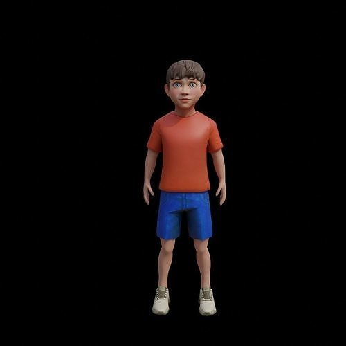 BOY CHARACTER free VR / AR / low-poly 3D model | CGTrader
