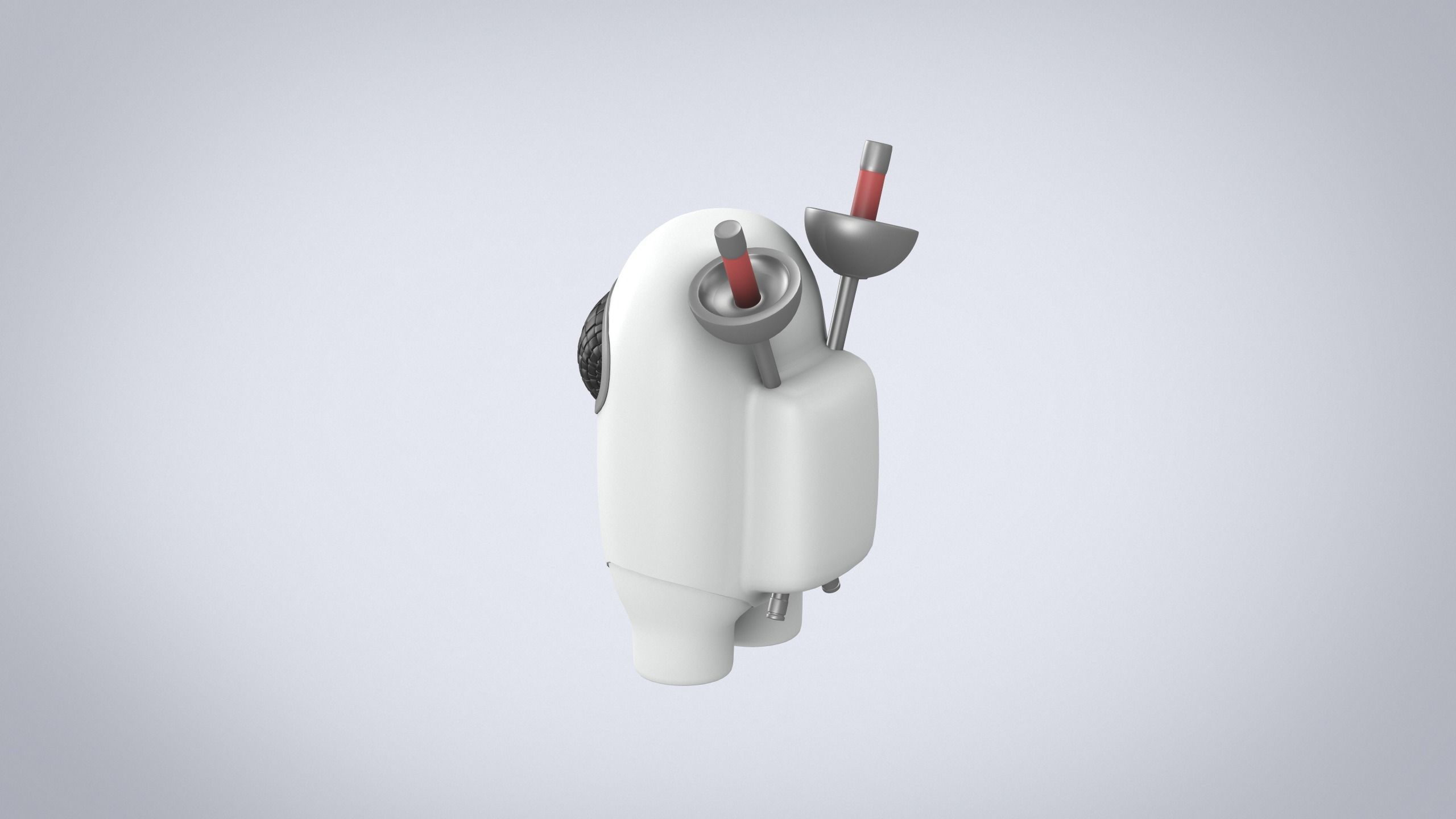 Figure among us fencer easy print 3D model 3D model 3D printable | CGTrader