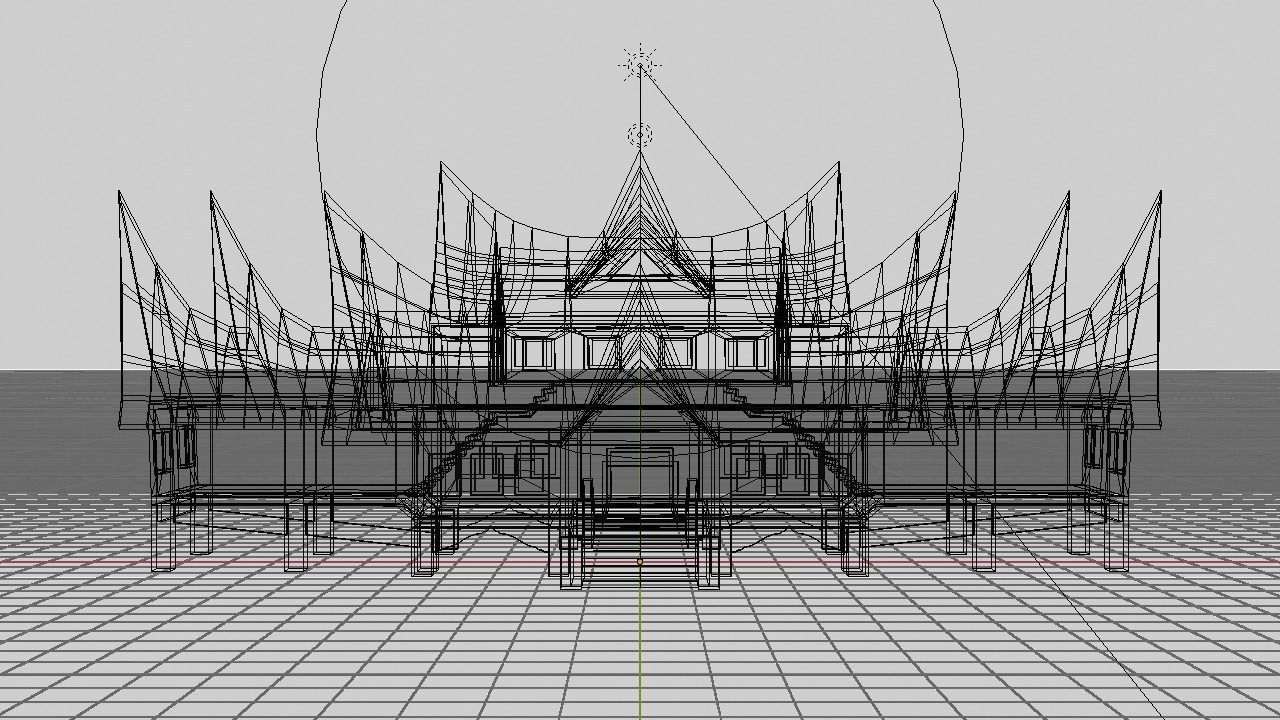 3D model Rumah Adat Gadang Sumatera Barat VR / AR / low-poly | CGTrader