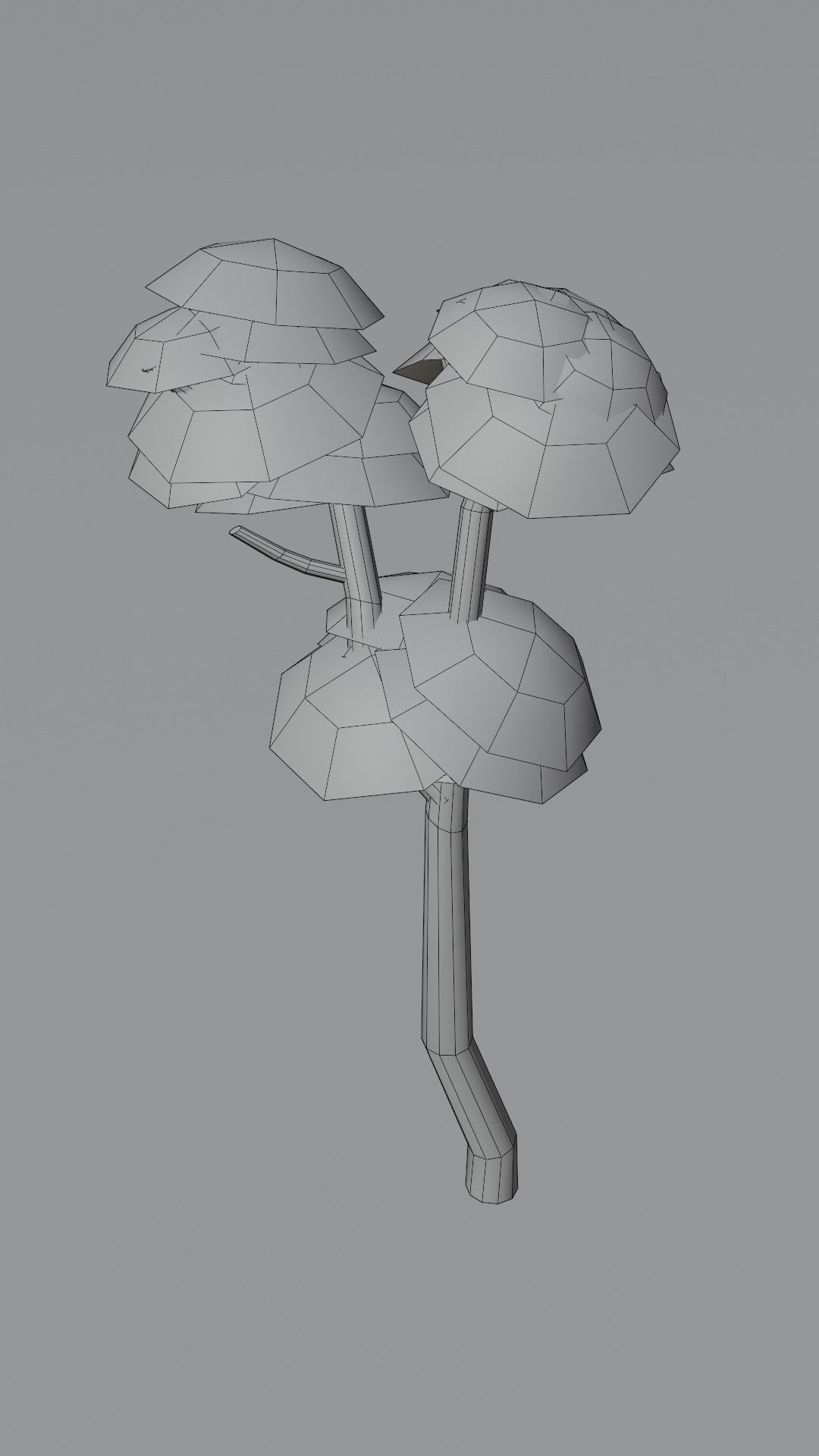 3D model 10 Stylized low poly Birch trees VR / AR / low-poly | CGTrader